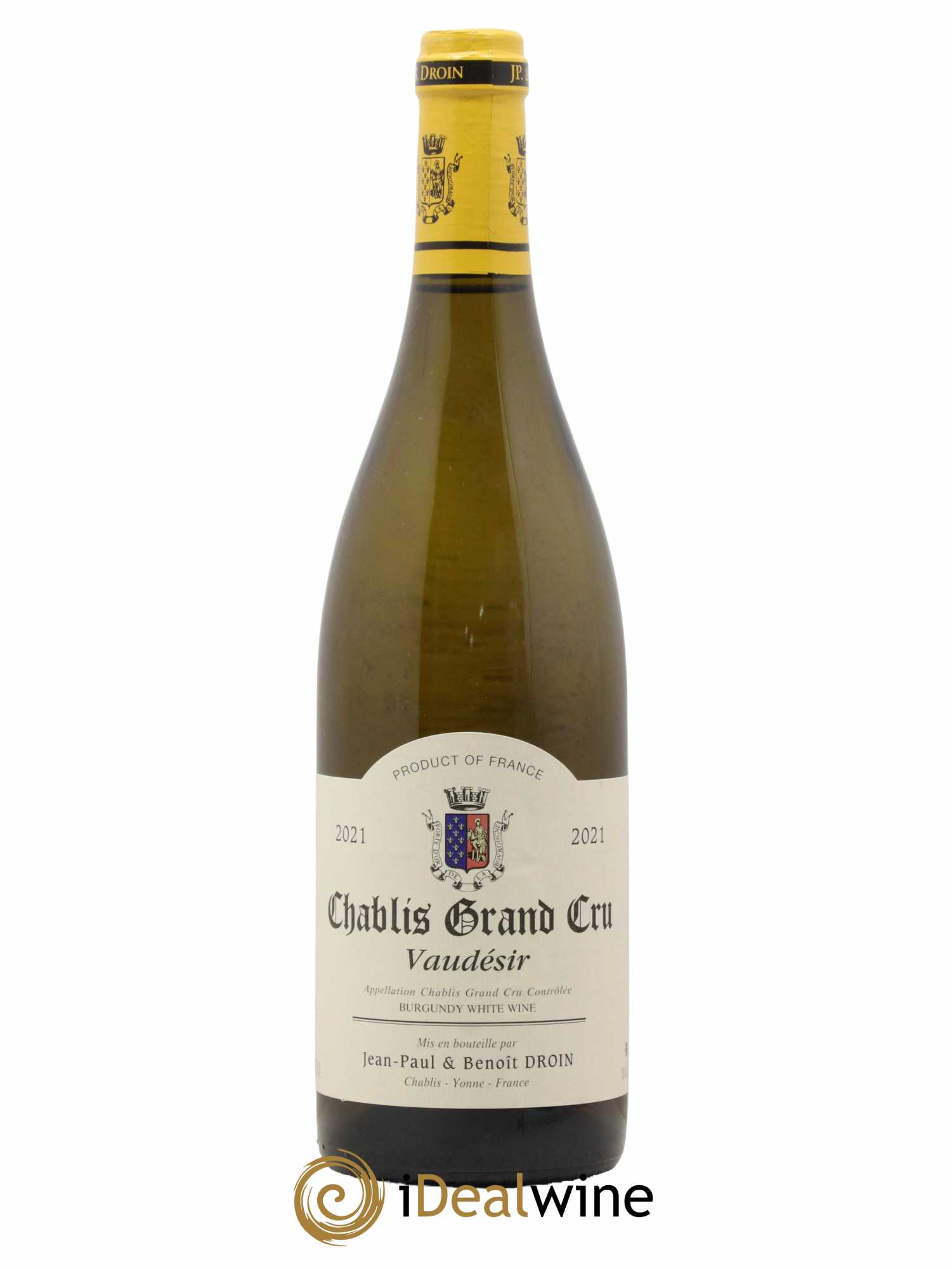 Acheter Chablis Grand Cru Vaudésir Jean-Paul & Benoît Droin (Domaine ...