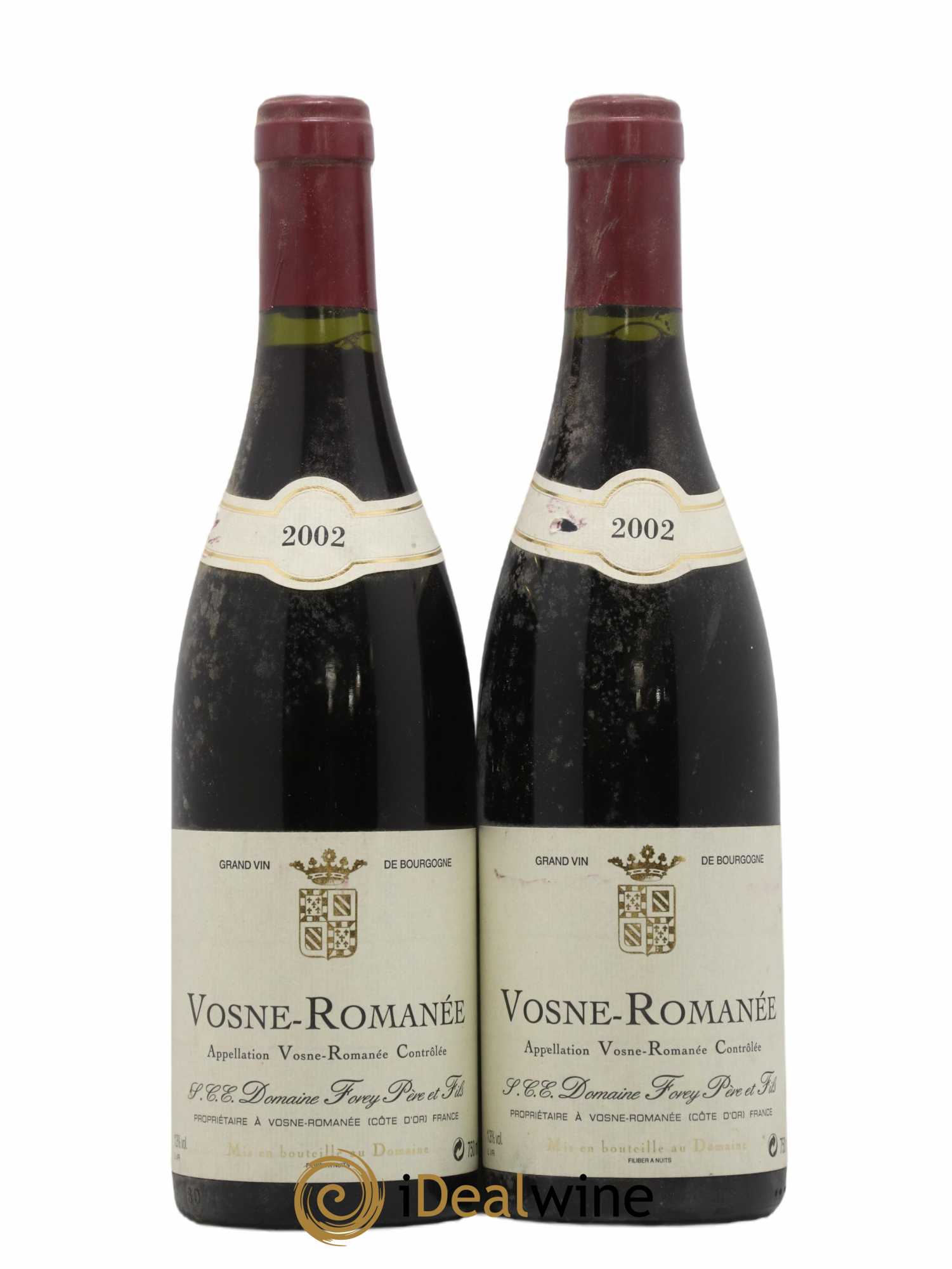 Acheter Vosne-Romanée Forey Père et Fils (Domaine) 2002 (lot: 2937)