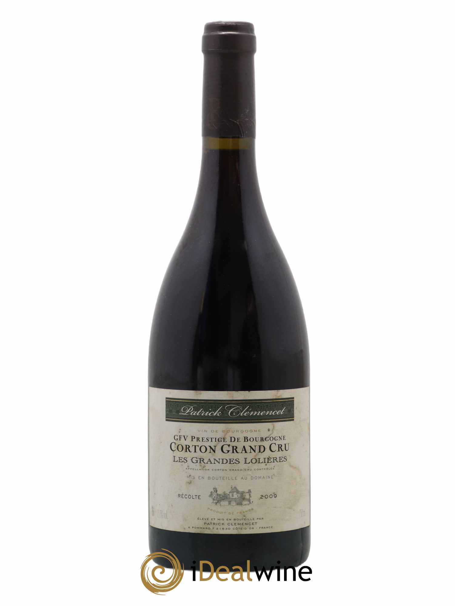 Buy Corton Grand Cru Les Grandes Lolieres Patrick Clemencet 2009 (lot ...