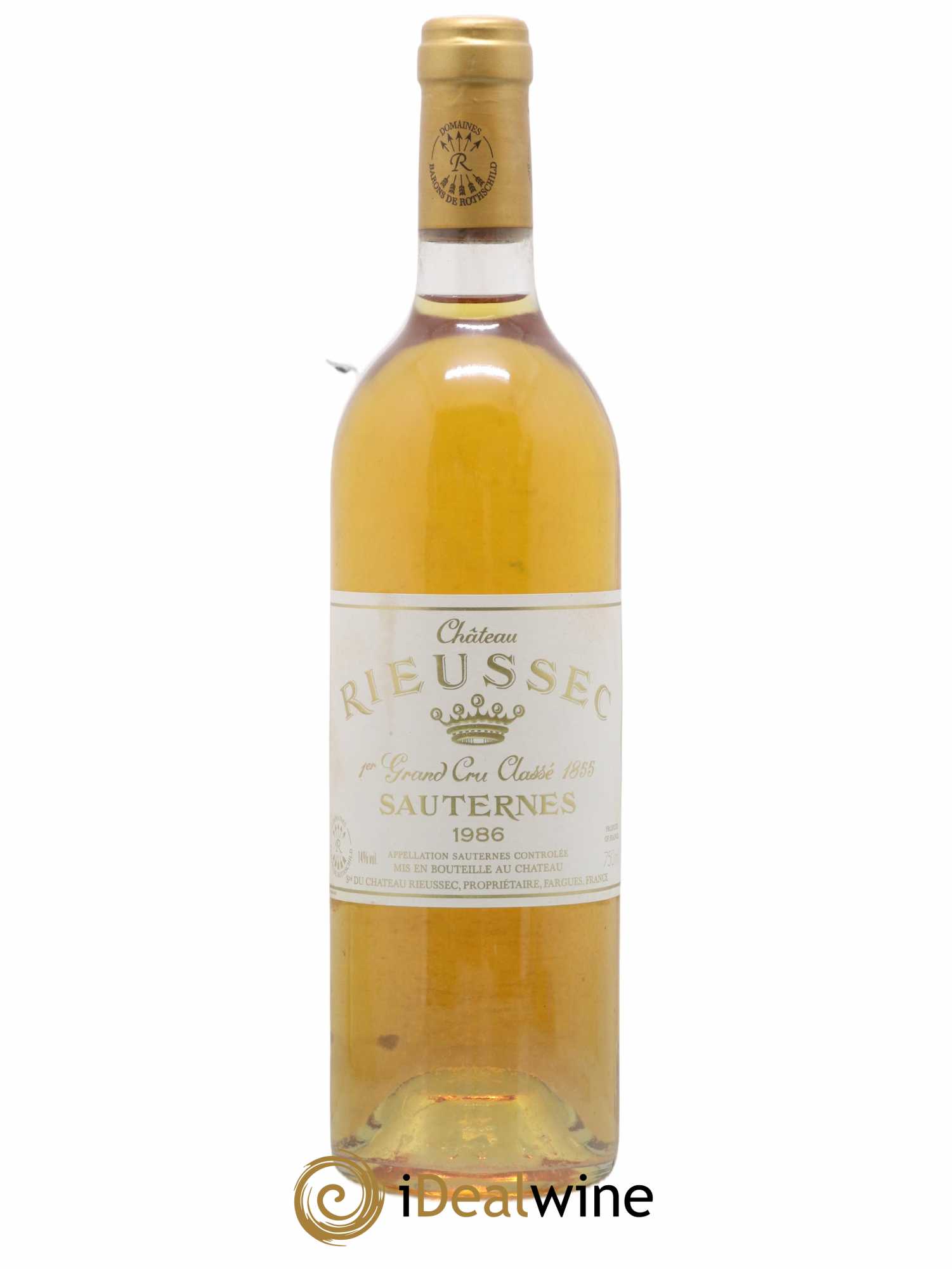 Acheter Château Rieussec 1er Grand Cru Classé 1986 (lot: 22999)