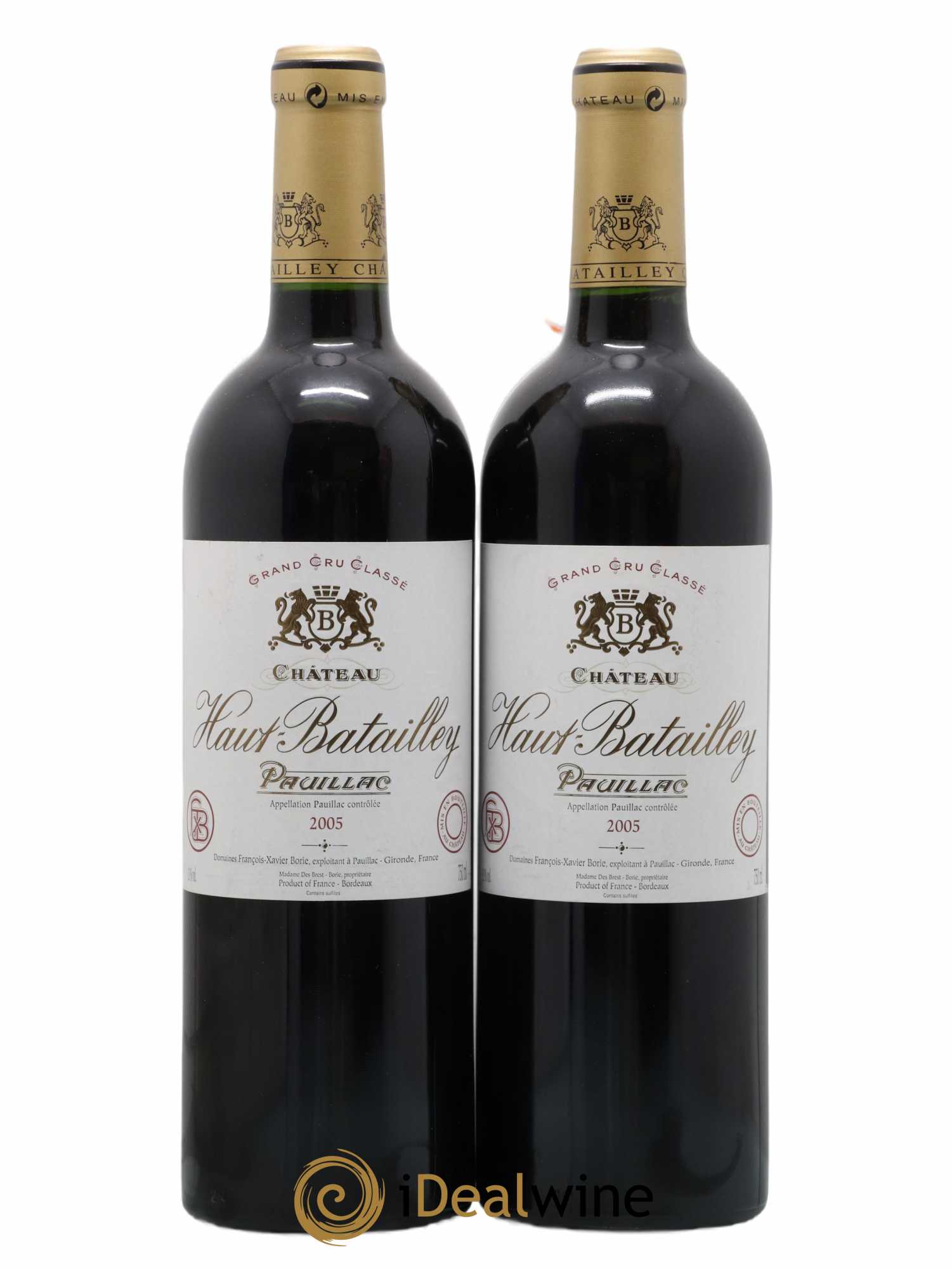 Acheter Château Haut Batailley 5ème Grand Cru Classé 2005 (lot: 135955)