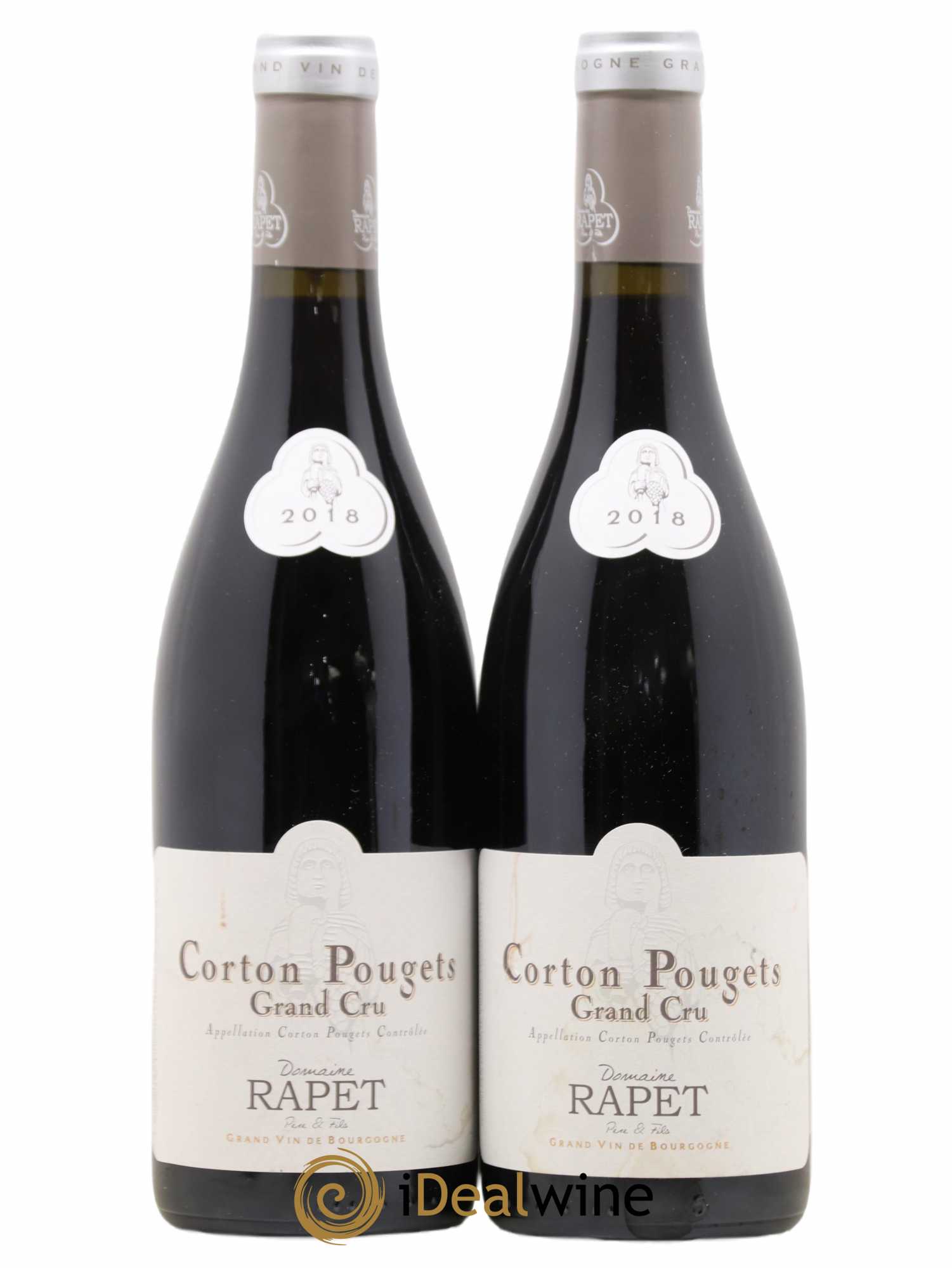 Buy Corton Grand Cru Pougets Rapet Père & Fils 2018 (lot: 4291)