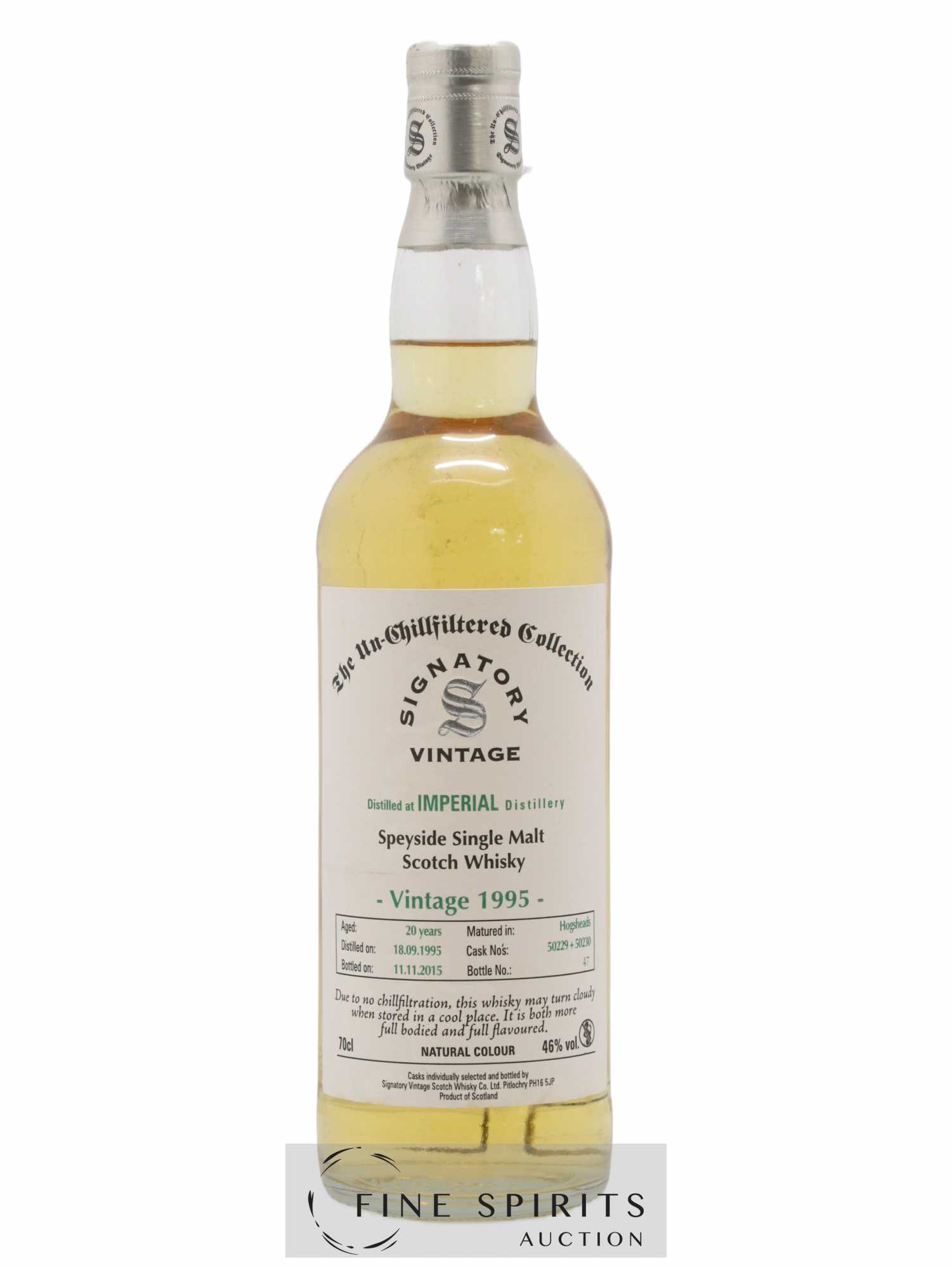 Buy Imperial 20 years 1995 Signatory Vintage Hogshead Casks n°50229 ...