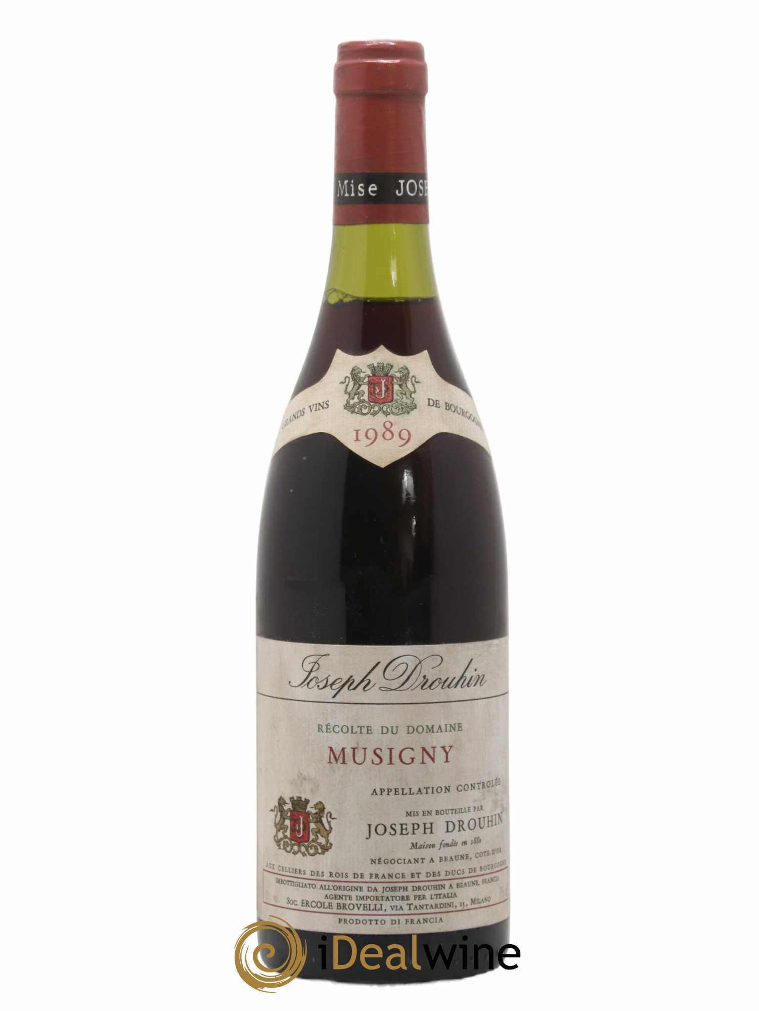 Acheter Musigny Grand Cru Joseph Drouhin 1989 (lot: 85084)