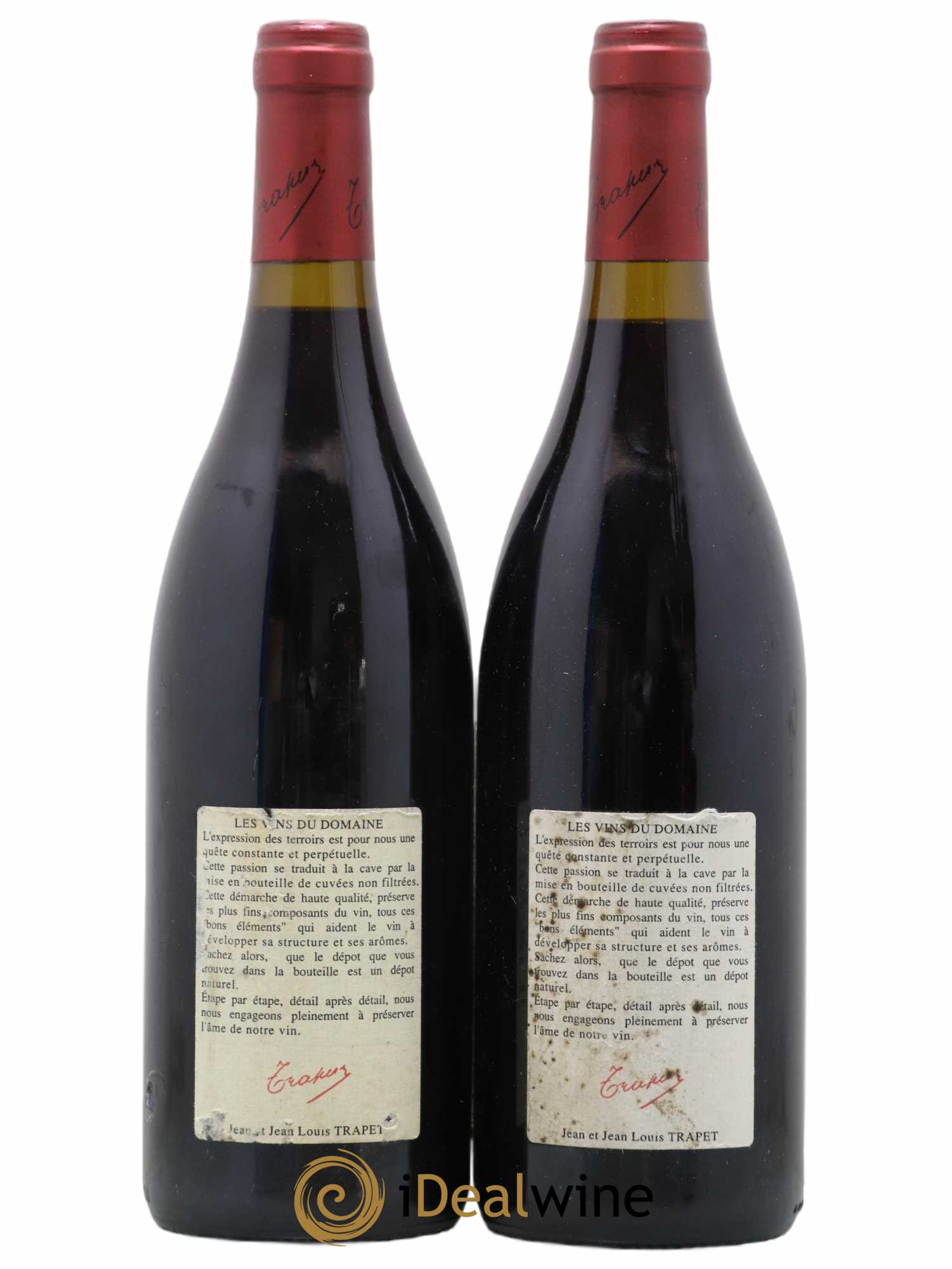 Acheter Latricières-Chambertin Grand Cru Domaine Trapet 1998 (lot: 85010)