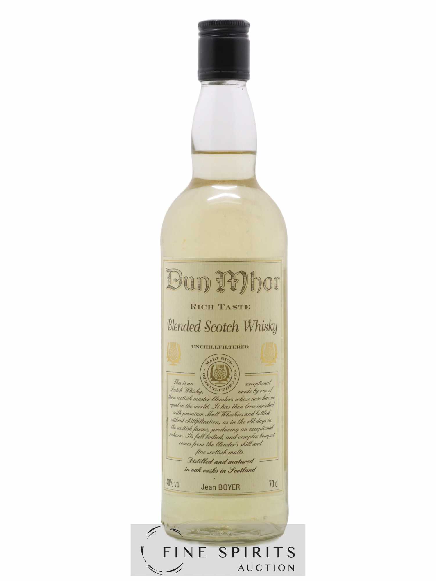 Acheter Dun Mhor Jean Boyer Rich Taste (lot: 317)