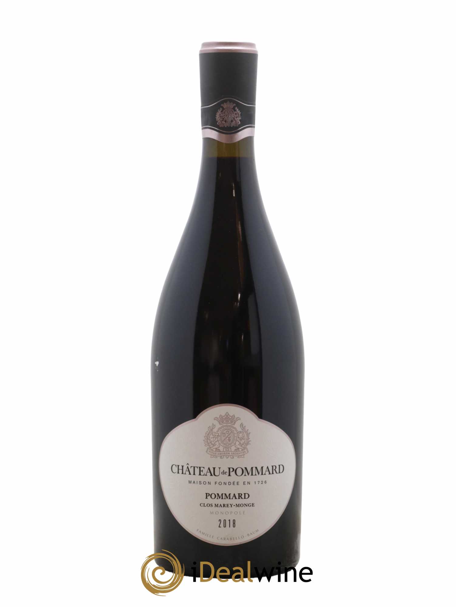 Acheter Pommard Château de Pommard Clos Marey Monge Monopole 2018 (lot: 3940)
