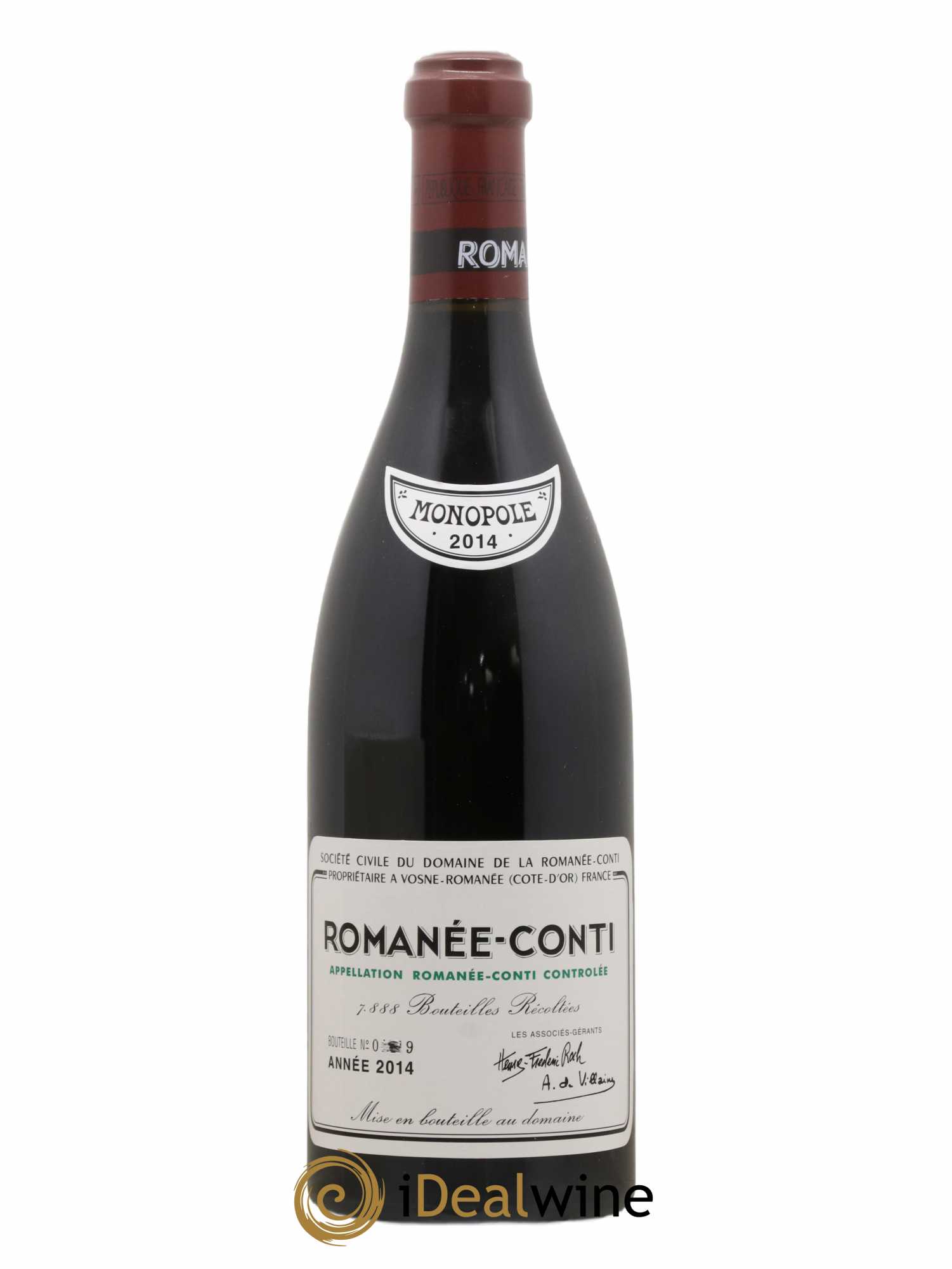 Buy Romanée-Conti Grand Cru Domaine de la Romanée-Conti 2014 (lot: 3626)