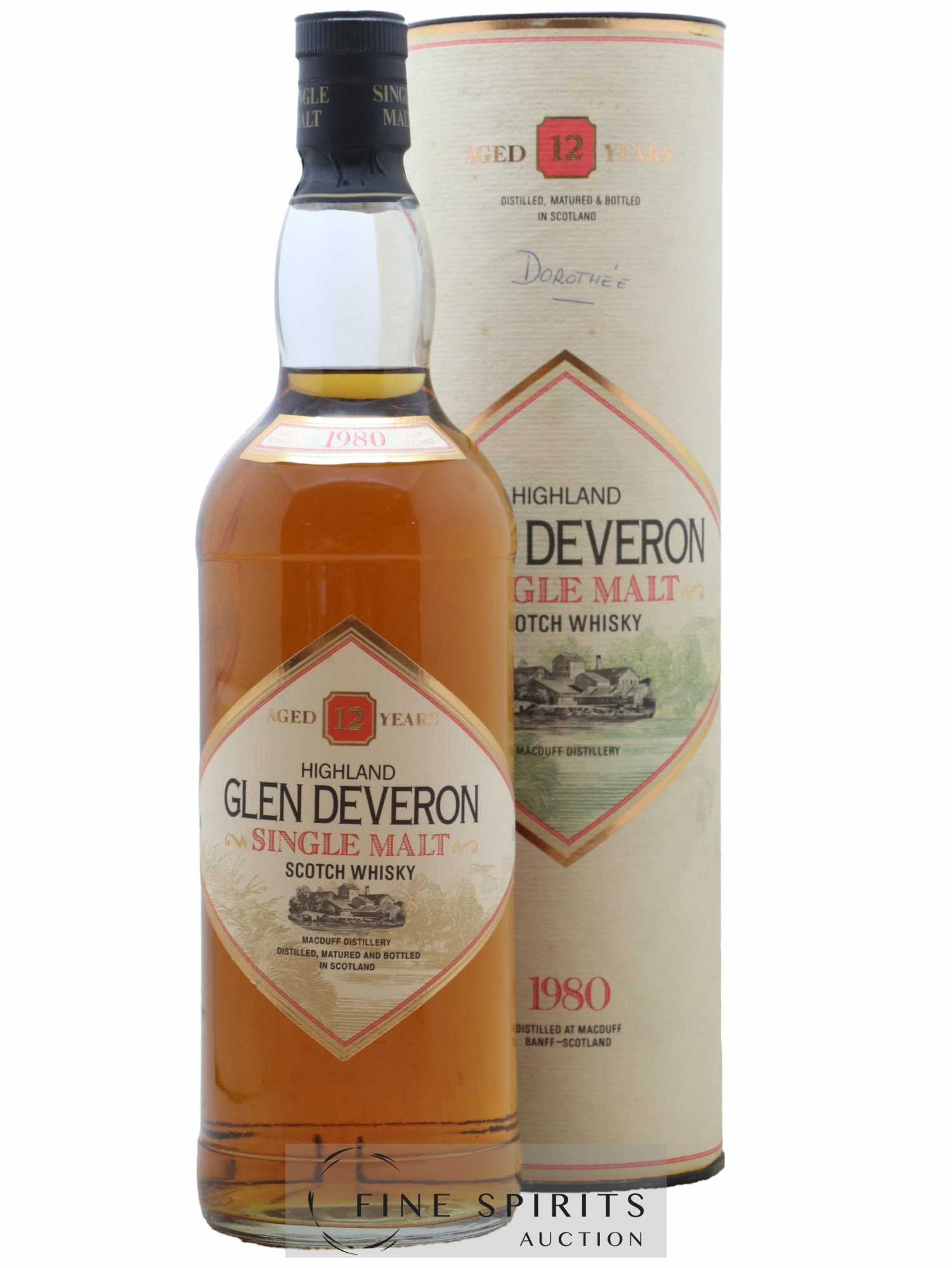 Buy Glen Deveron 12 years 1980 Of. 1L (lot: 824)