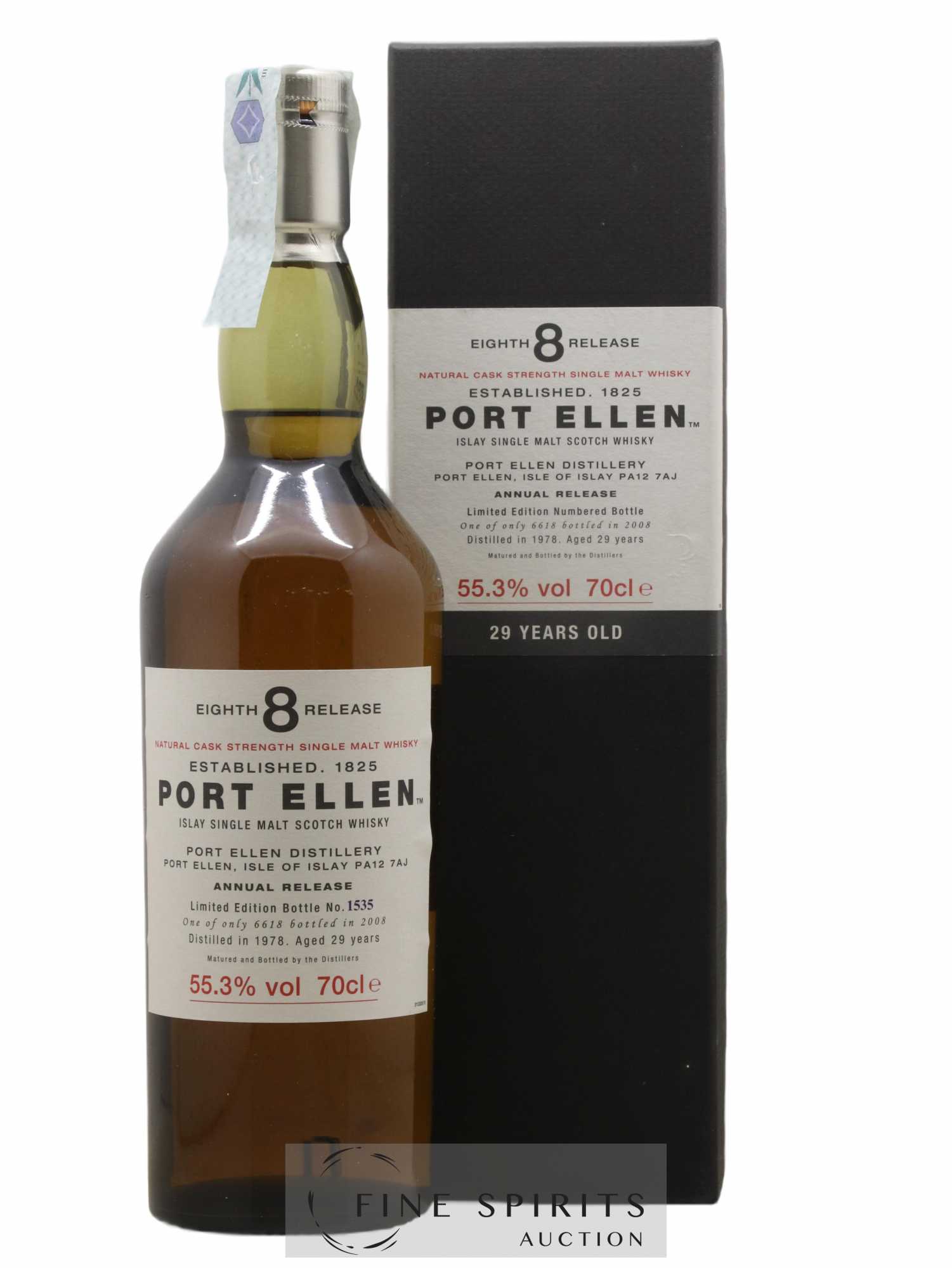 Buy Port Ellen 29 years 1978 Of. 8th Release Natural Cask Strength - One of 6618 - bottled 2008 ...