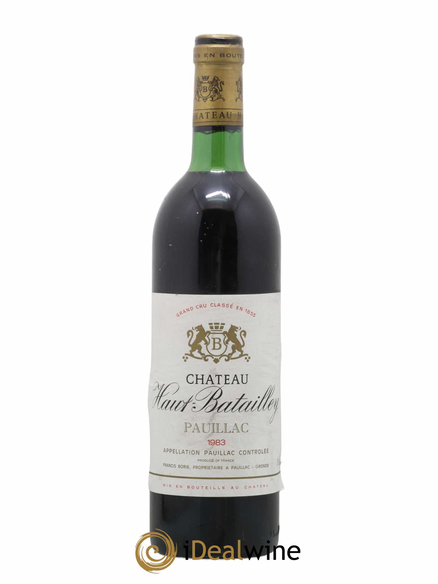 Acheter Château Haut Batailley 5ème Grand Cru Classé 1983 (lot: 6388)