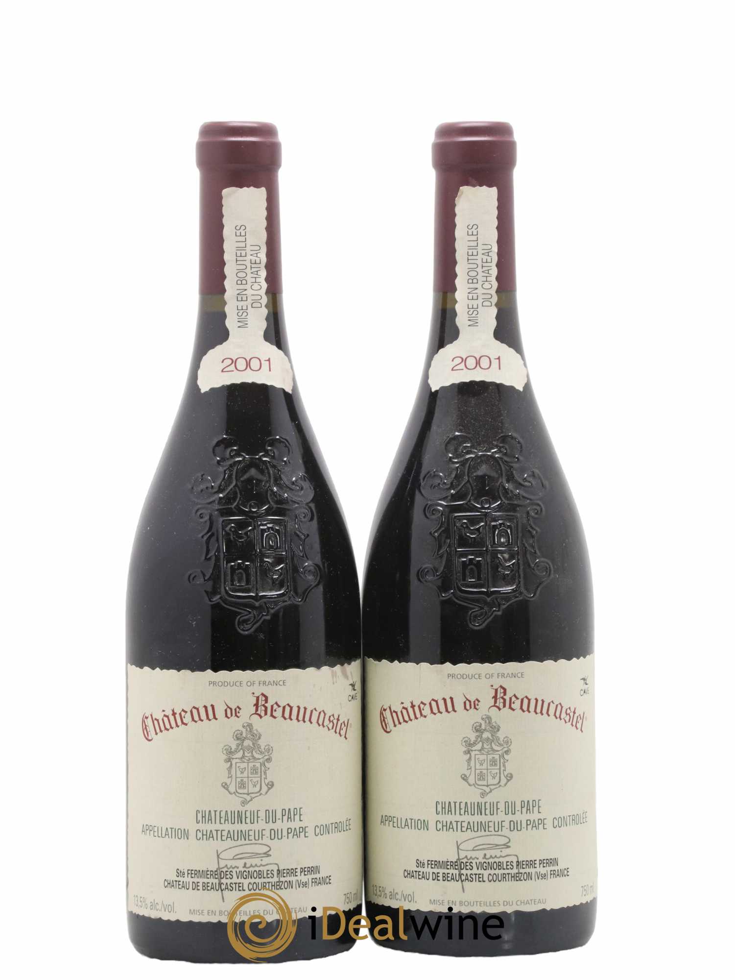 Buy Châteauneuf-du-Pape Château de Beaucastel Famille Perrin 2001 (lot ...