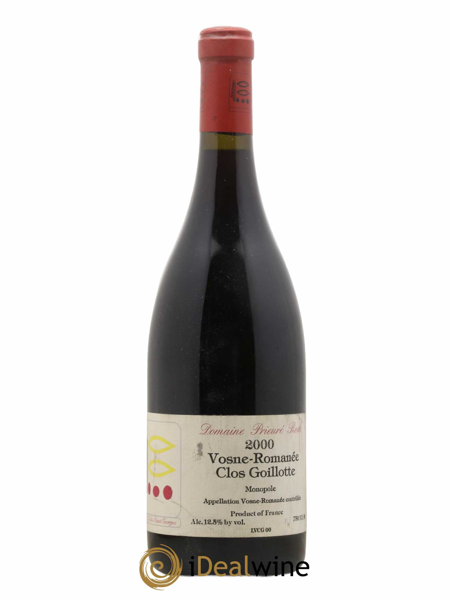 Acheter Vosne-Romanée Le Clos Goillotte Prieuré Roch 2000 (lot: 3139)
