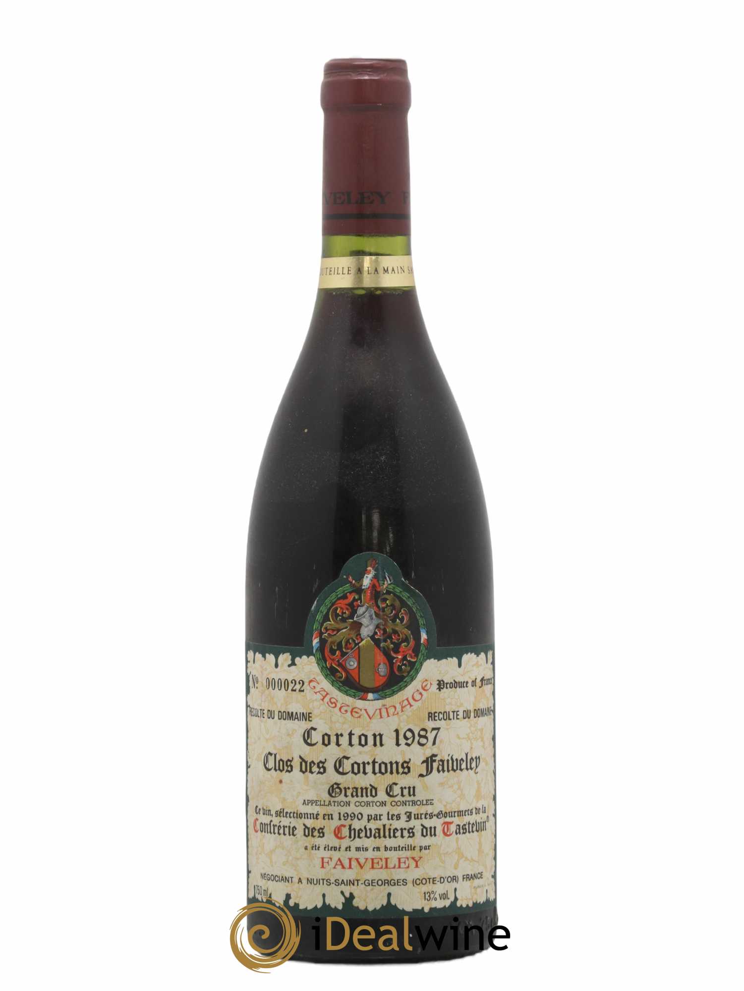 Buy Corton Grand Cru Clos des Cortons Faiveley 1987 (lot: 3144)