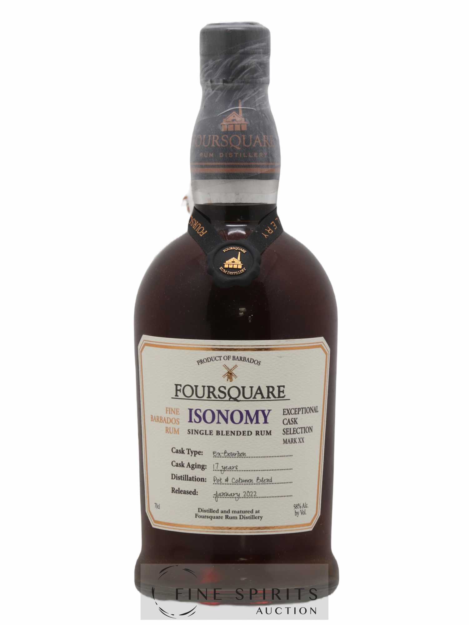 Acheter Foursquare 17 years Of. Isonomy Mark XX - bottled 2022 ...