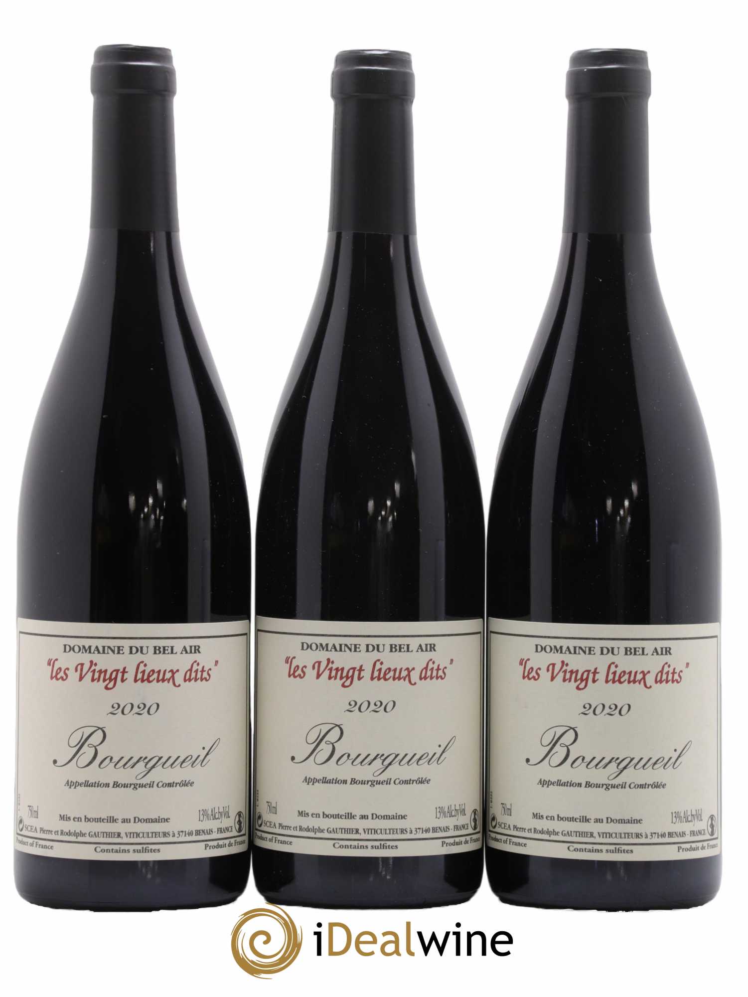 Acheter Bourgueil Vingt Lieux Dits Domaine du Bel Air 2020 (lot: 1043)