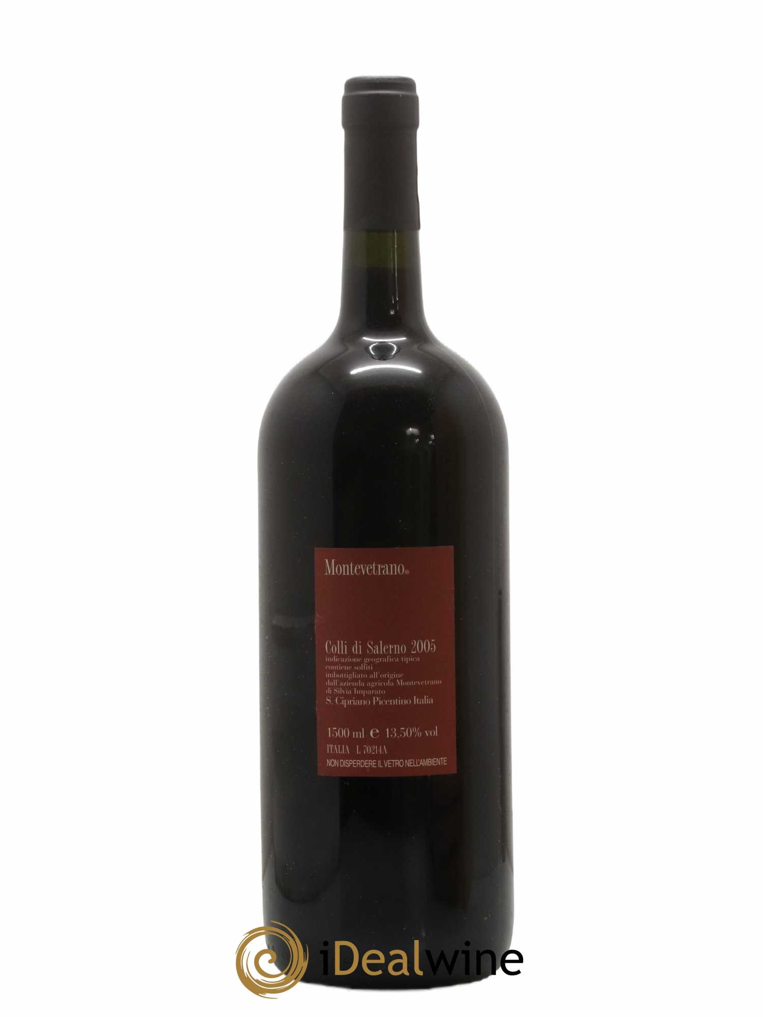 Acheter Colli Di Salerno Montevetrano IGT Silvia Imparato 2005 (lot: 948)