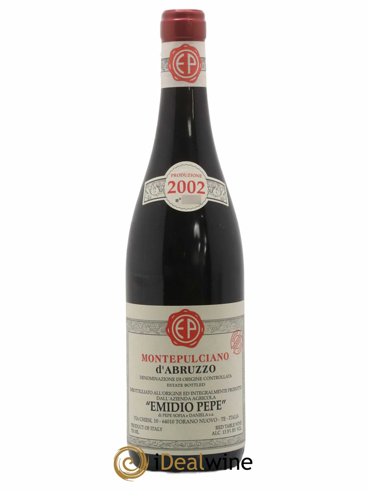 Acheter Montepulciano d'Abruzzo DOC Emidio Pepe 2002 (lot: 123)