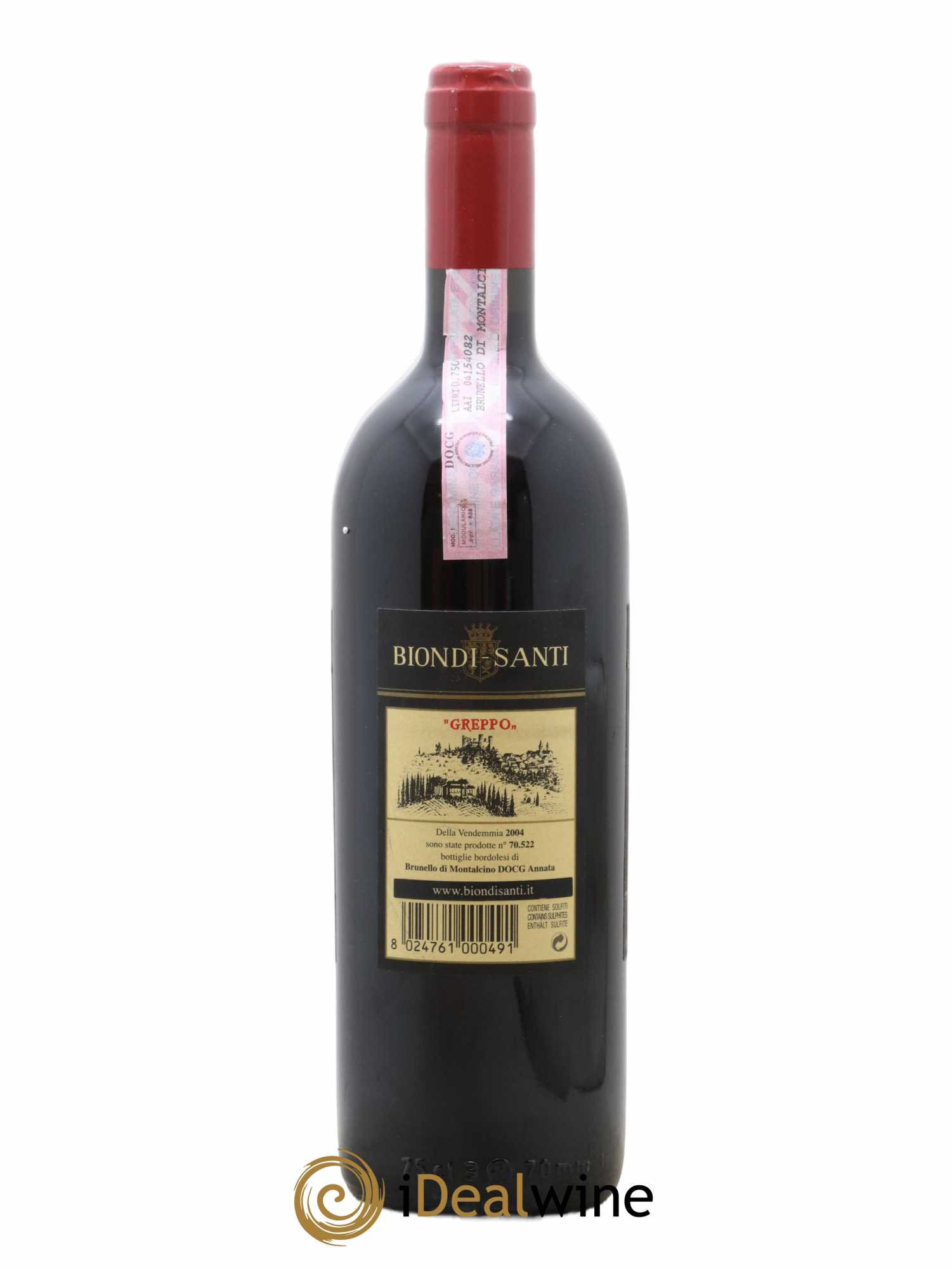 Acheter Brunello di Montalcino DOCG Biondi-Santi Tenuta Greppo 2004 ...