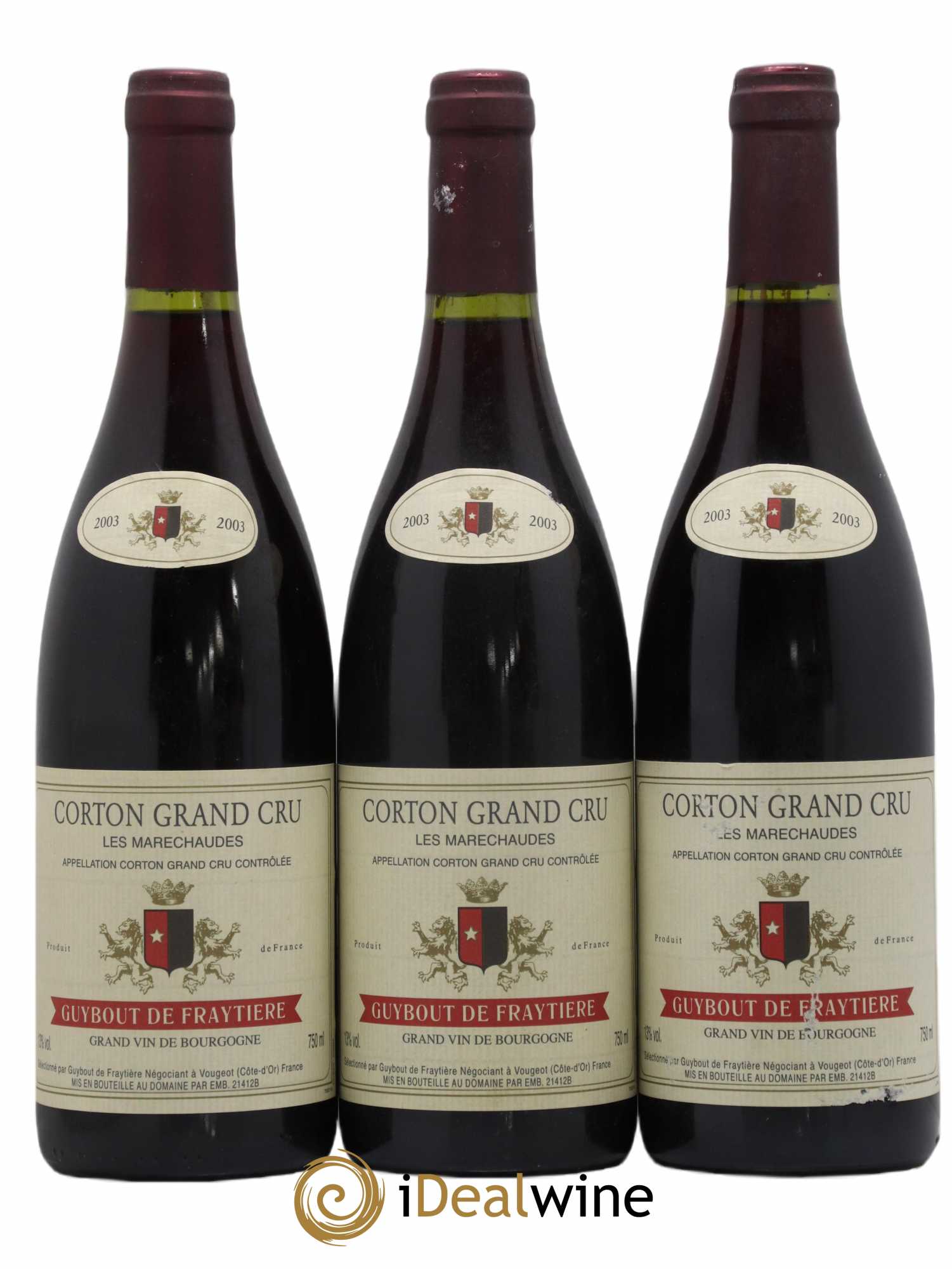 Acheter Corton Grand Cru Les Marechaudes Domaine Guybout De Fraytiere ...