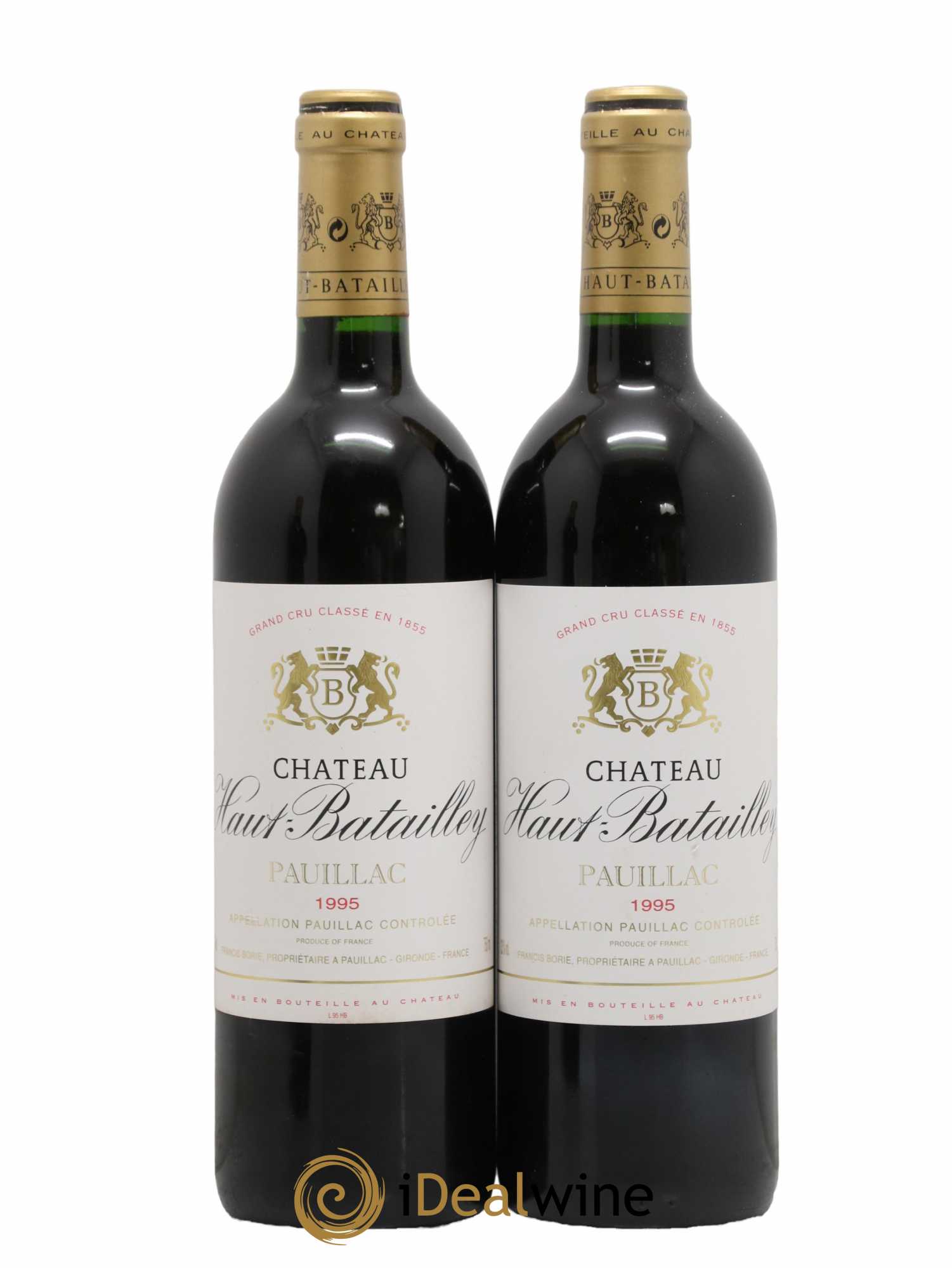 Acheter Château Haut Batailley 5ème Grand Cru Classé 1995 (lot: 7668)