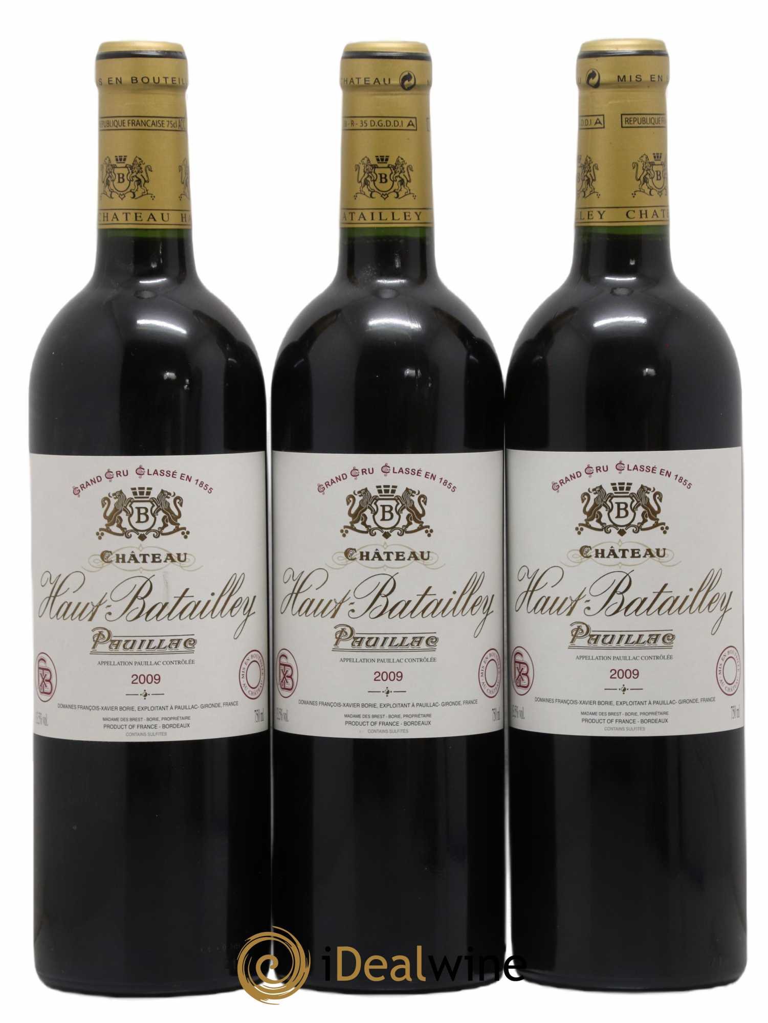 Acheter Château Haut Batailley 5ème Grand Cru Classé 2009 (lot: 143325)