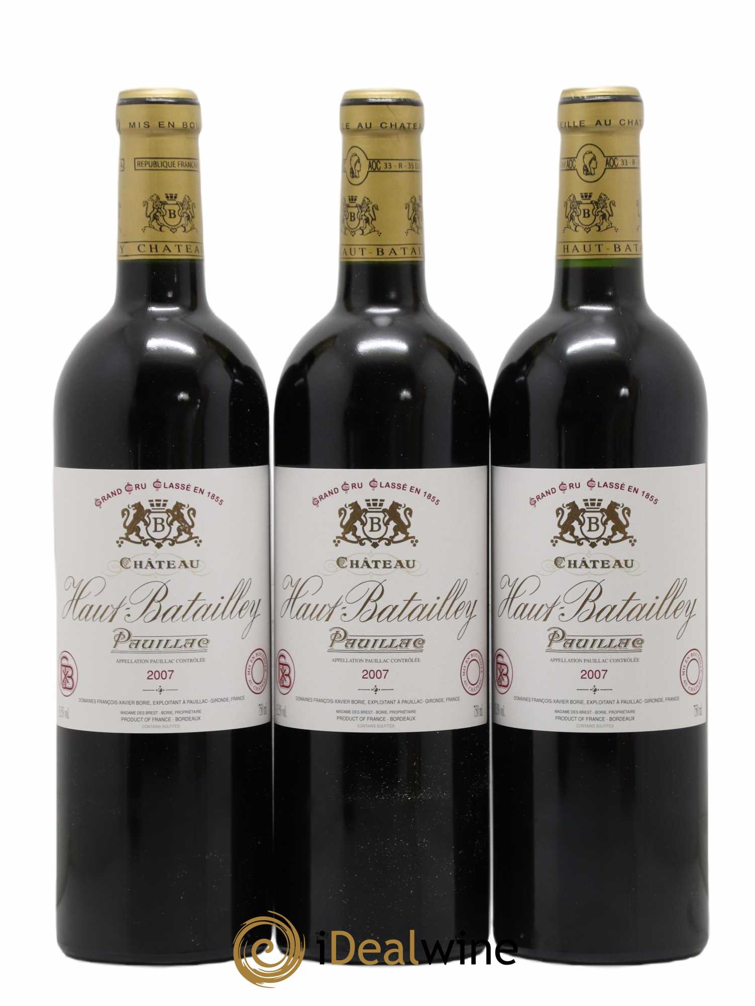 Buy Château Batailley 5ème Grand Cru Classé 2007 (lot: 8102)