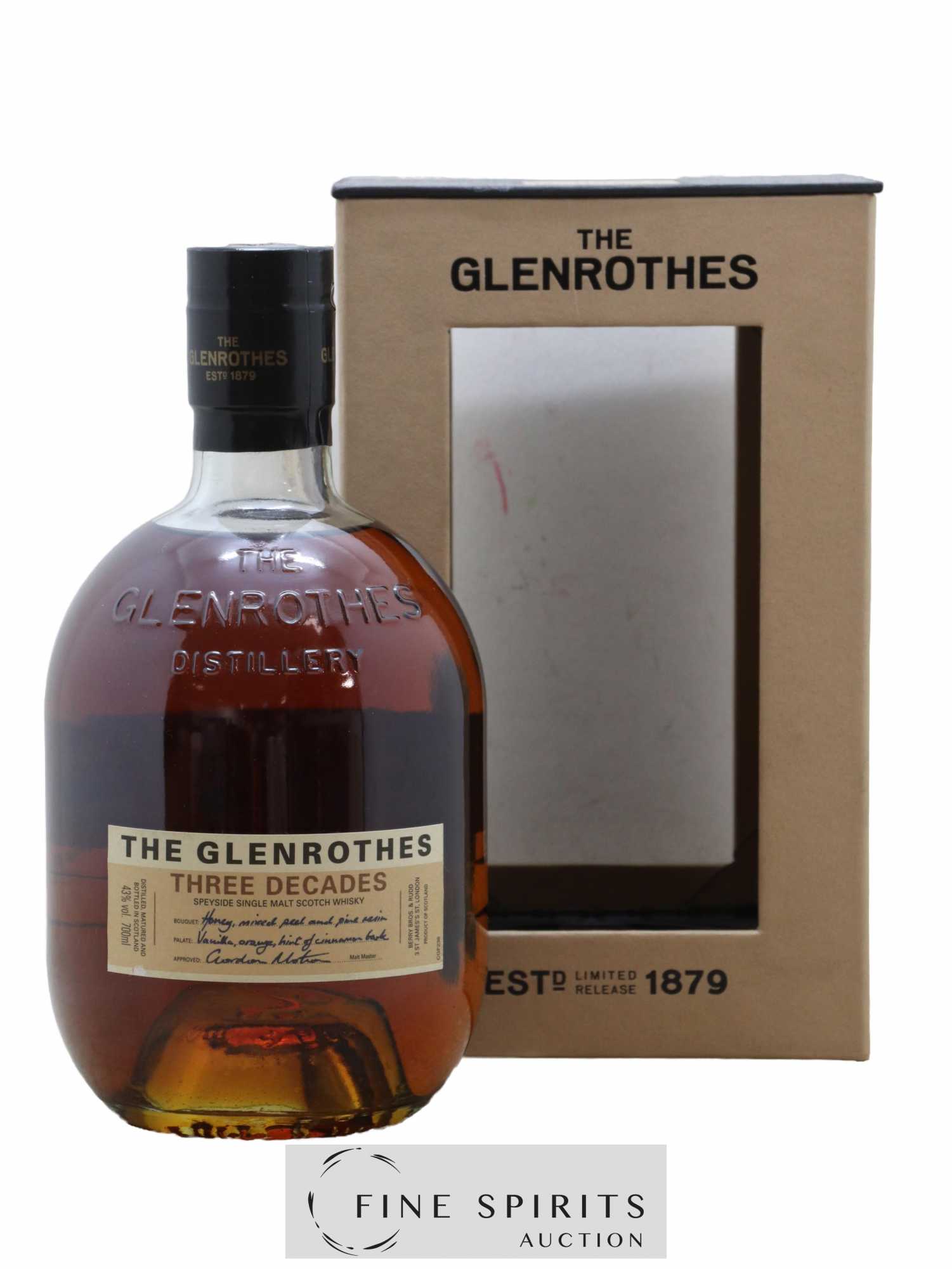 Acheter Glenrothes Of. Three Decades (lot: 535)