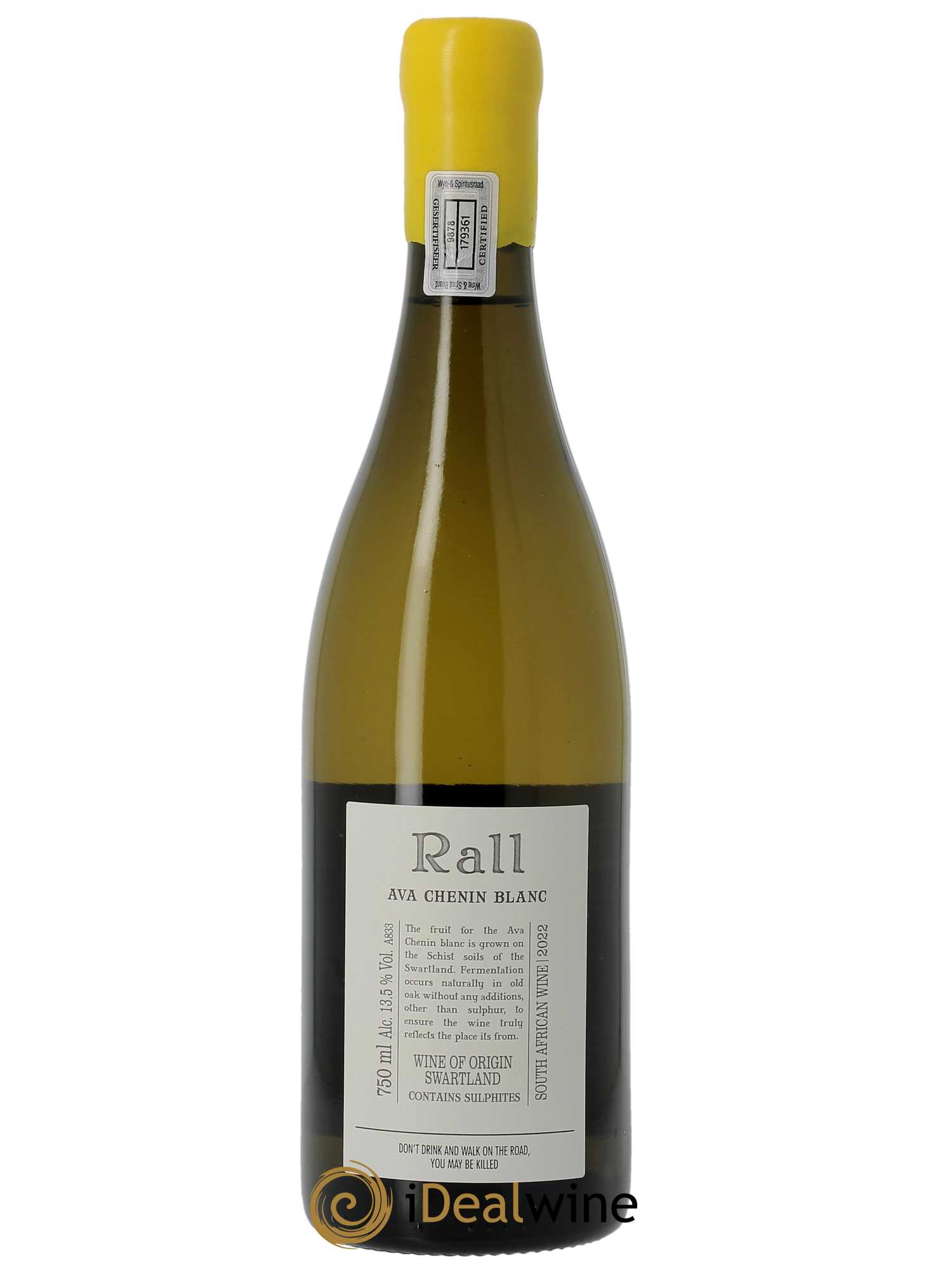 Acheter Swartland AVA Chenin Blanc Donovan Rall 2022 (lot: 15860)
