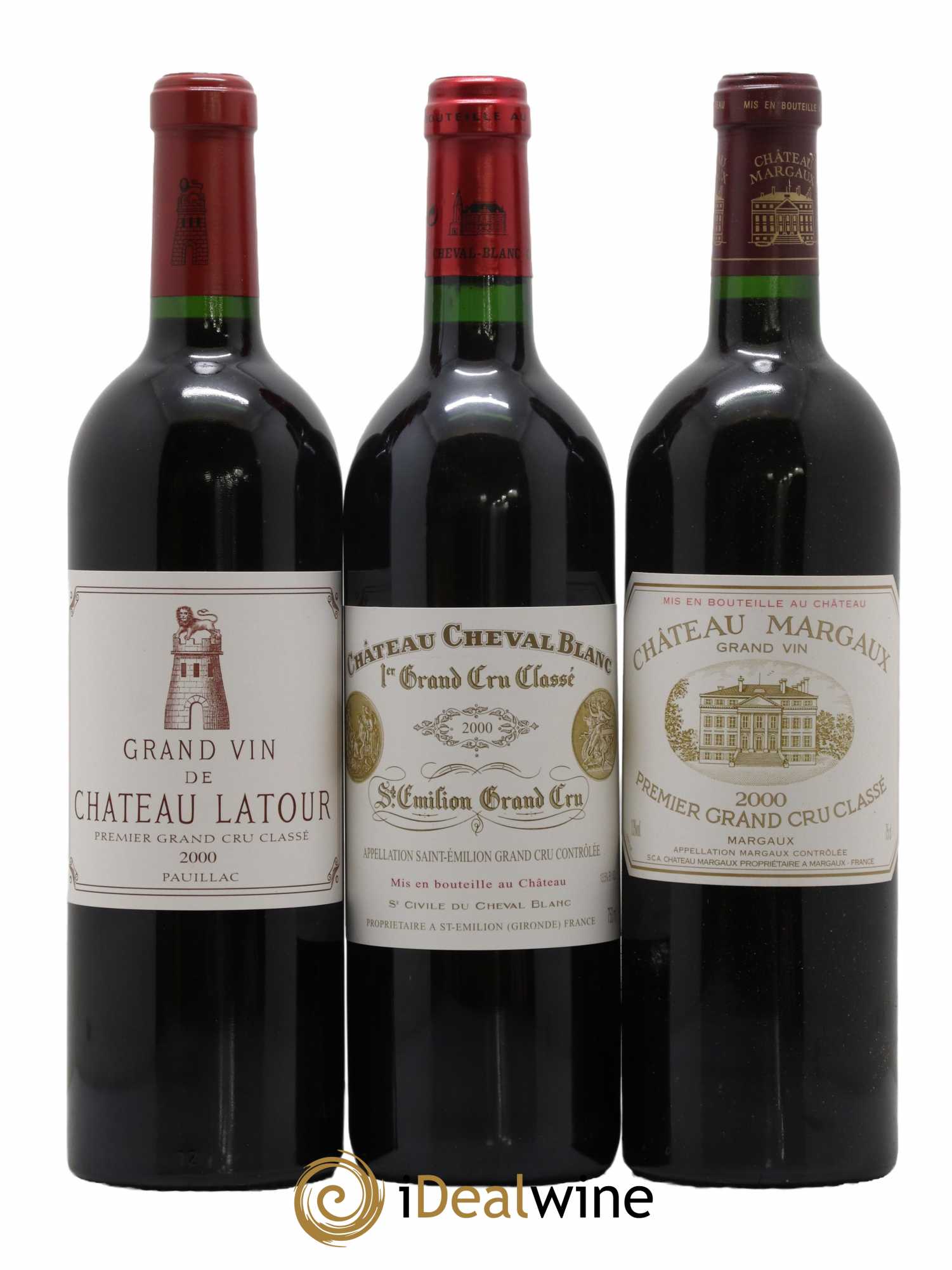 Acheter Caisse Primeurs Margaux, Lafite, Latour, Mouton, Cheval Blanc, Haut Brion 2000 (lot: 308)