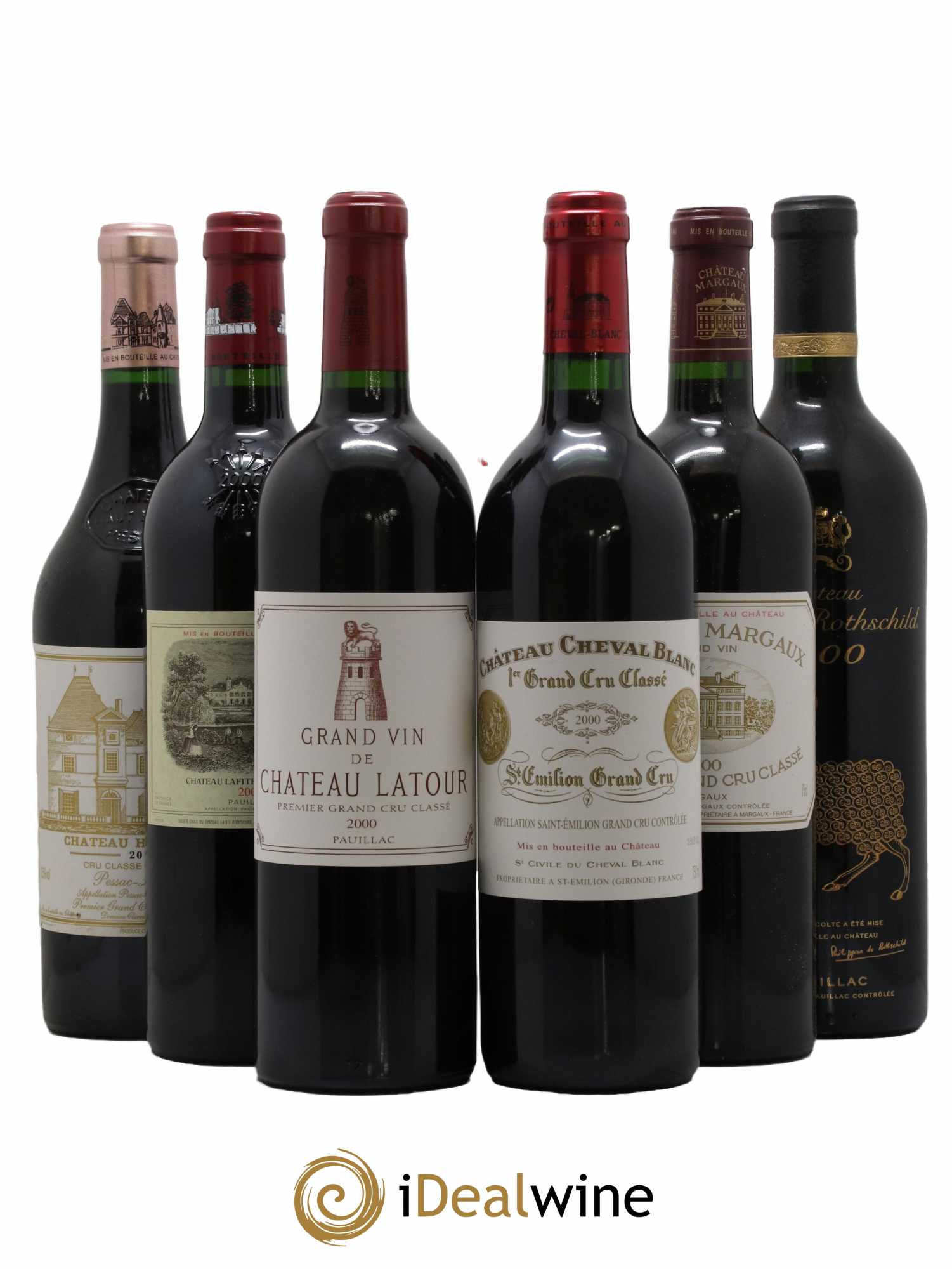 Acheter Caisse Primeurs Margaux, Lafite, Latour, Mouton, Cheval Blanc, Haut Brion 2000 (lot: 308)