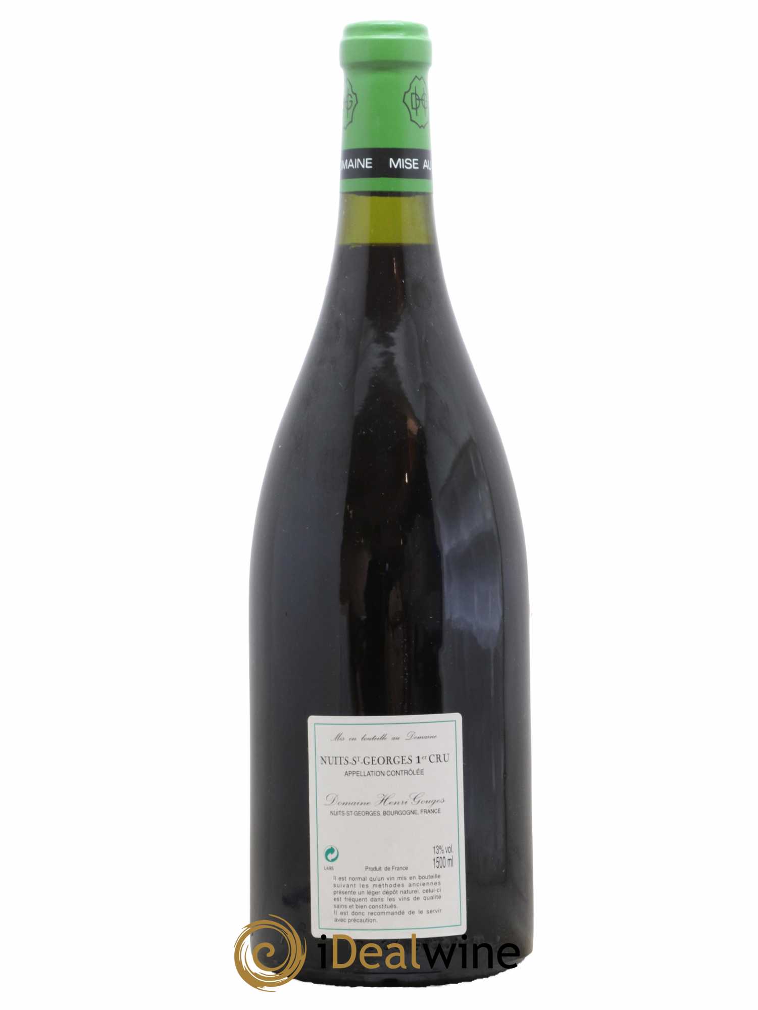 Acheter Nuits Saint-Georges 1er Cru Les Pruliers Henri Gouges 1995 (lot ...