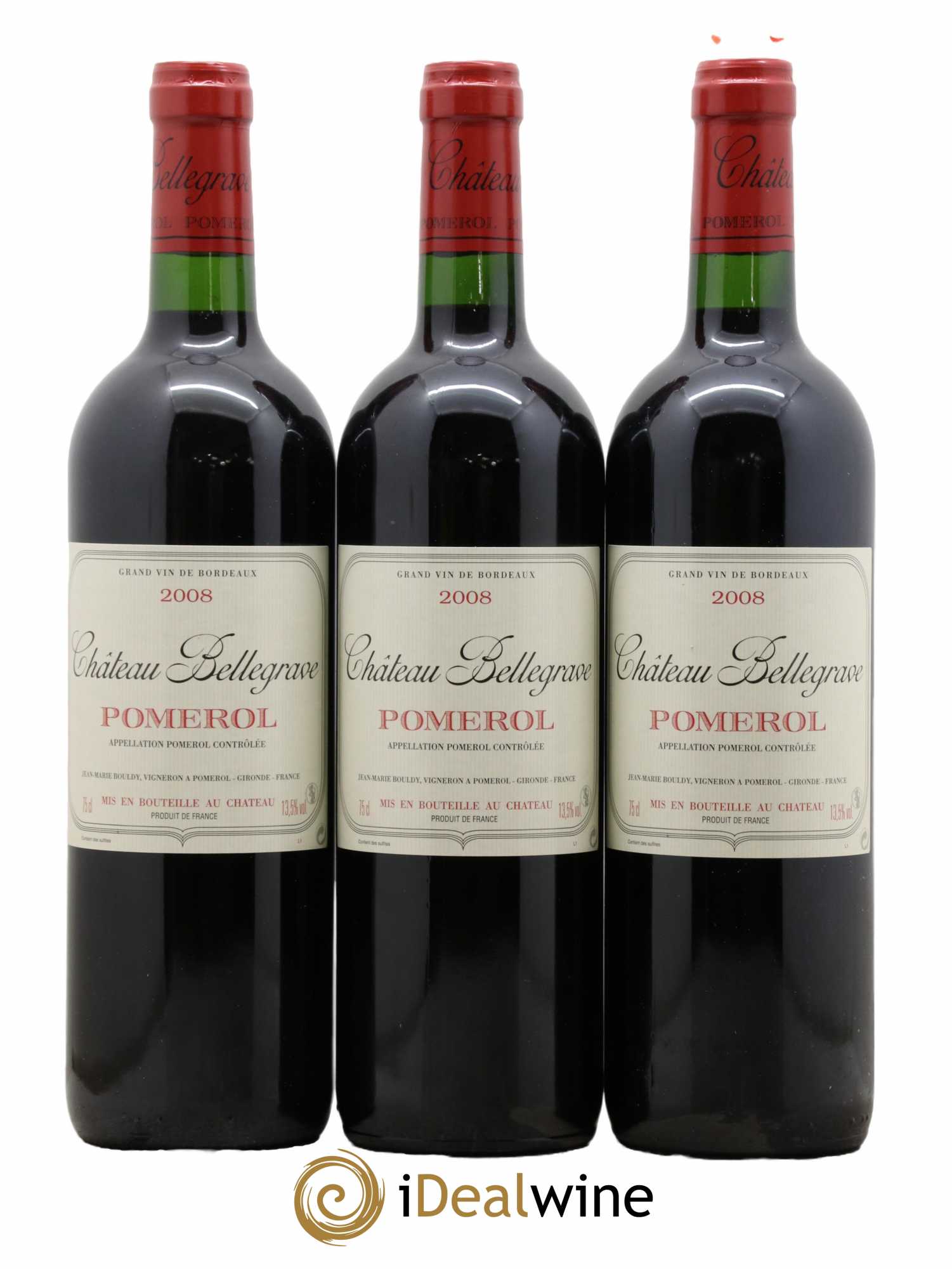 Acheter Château Bellegrave 2008 (lot: 8310)