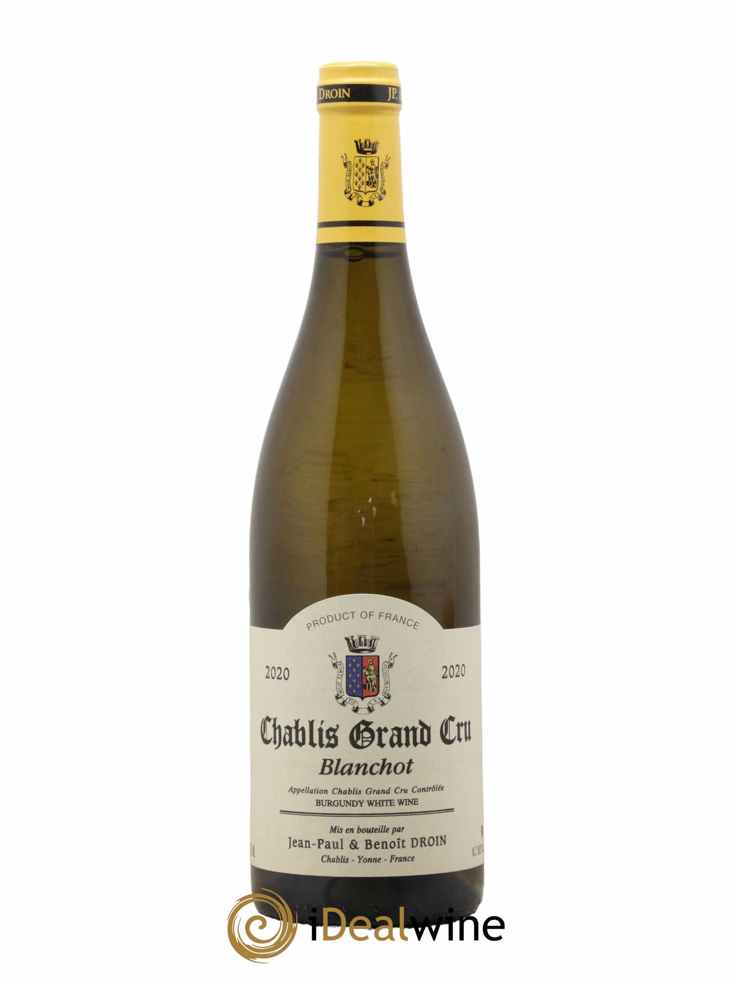 Buy Chablis Grand Cru Blanchot Jean-Paul & Benoît Droin (Domaine) 2020 ...