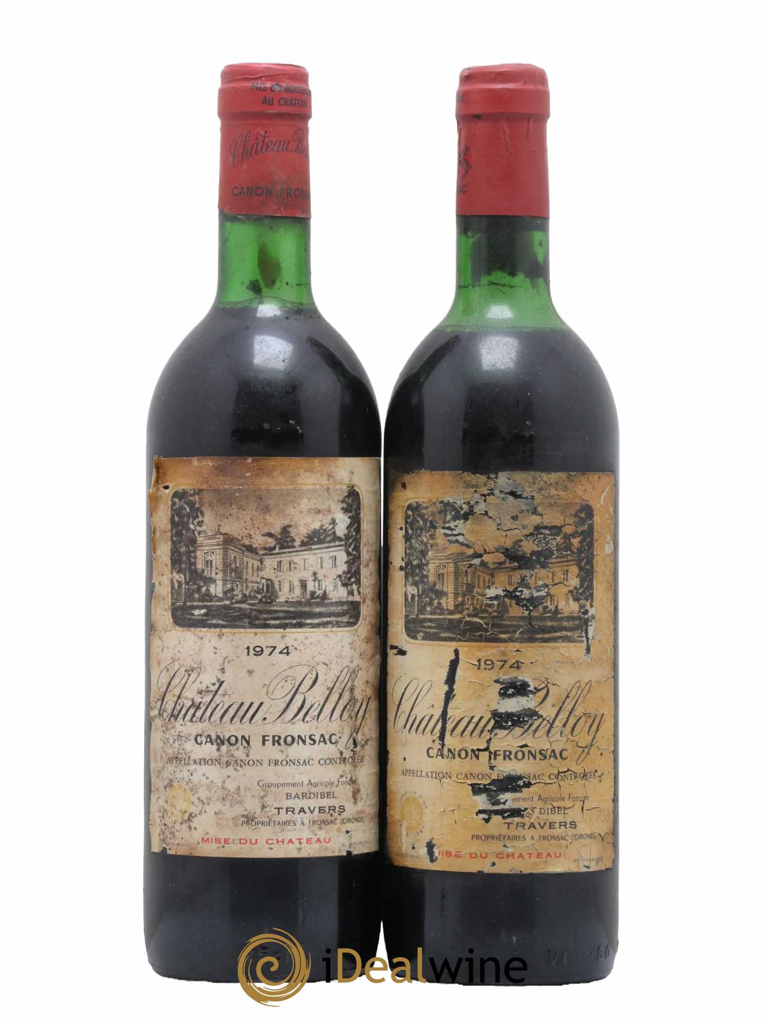 Acheter Canon-Fronsac Château Belloy 1974 (lot: 7039)