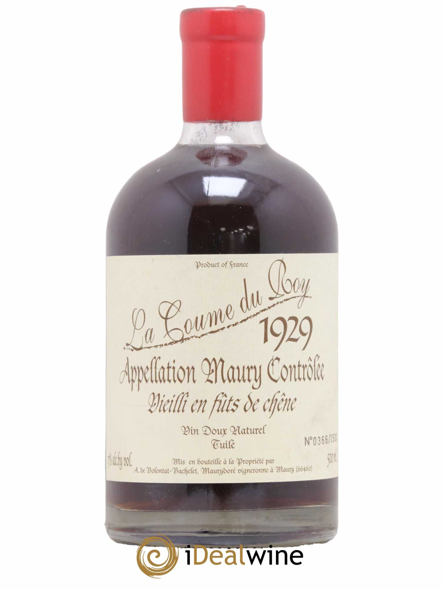 Acheter Maury Vin Doux Naturel Vieilli en fûts de Chêne Domaine de la ...