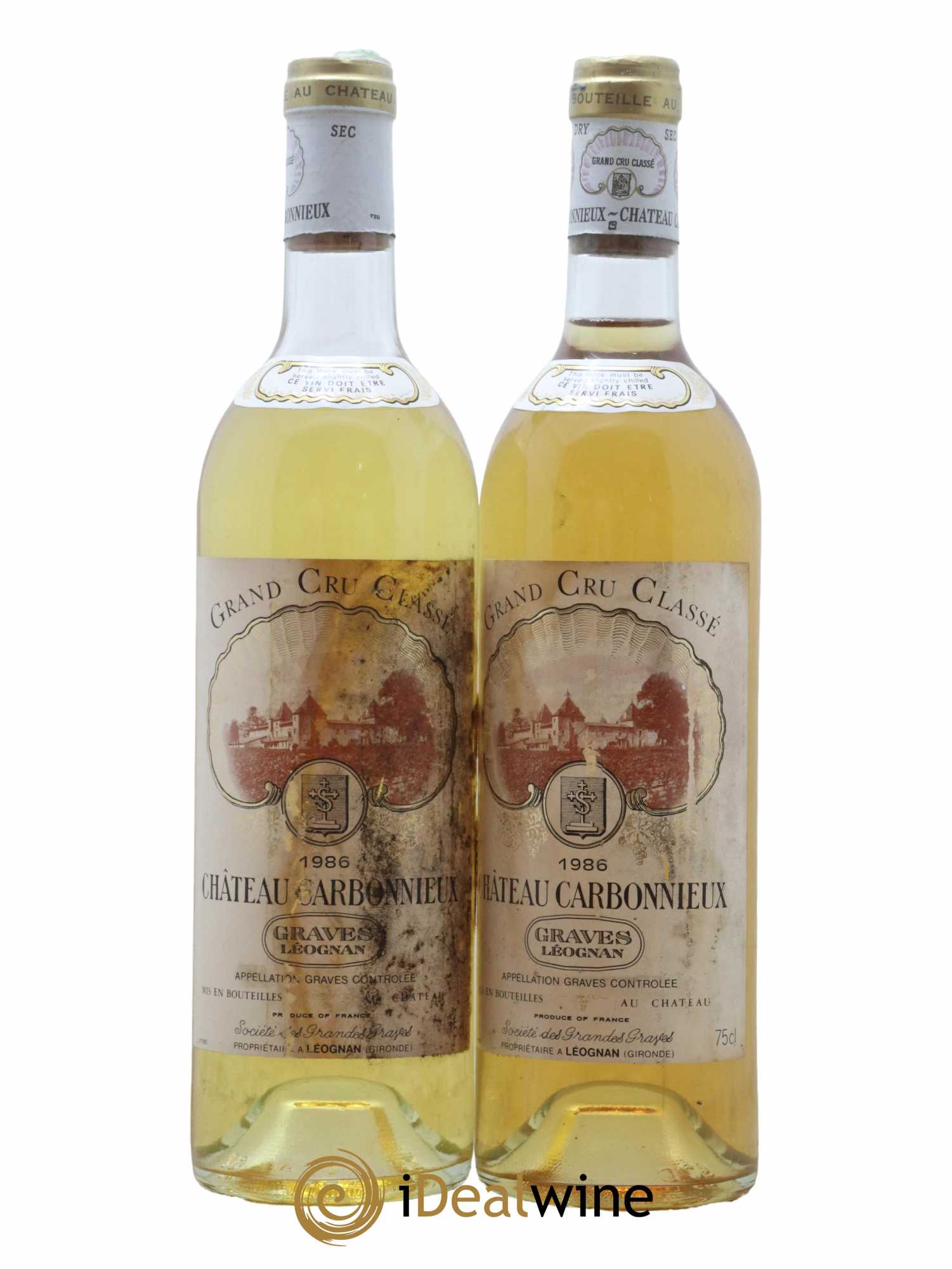 Buy Château Carbonnieux Cru Classé de Graves 1986 (lot: 6005)