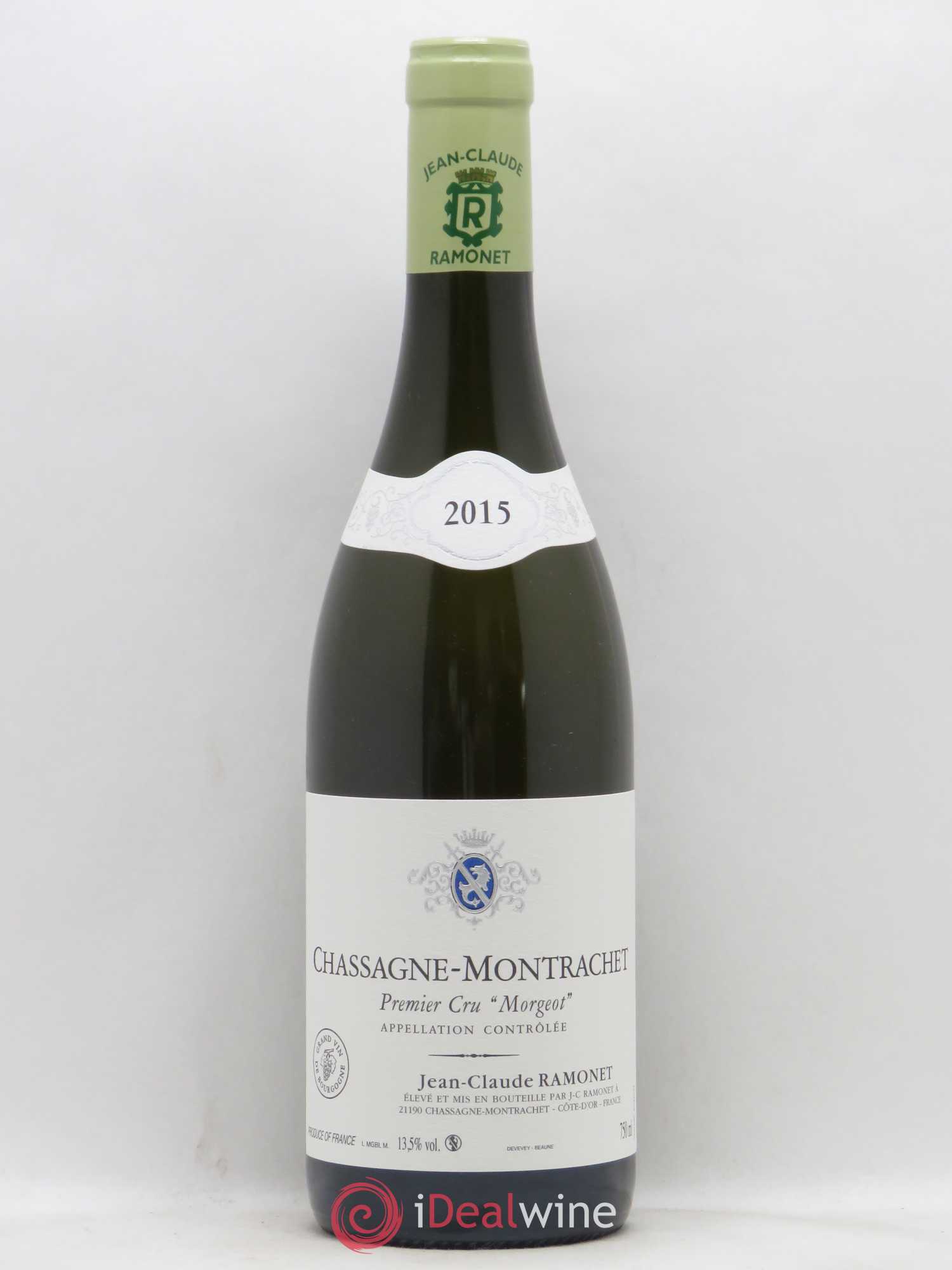Acheter vin Chassagne-Montrachet 1er Cru Morgeot Ramonet (Domaine) 2015 ...