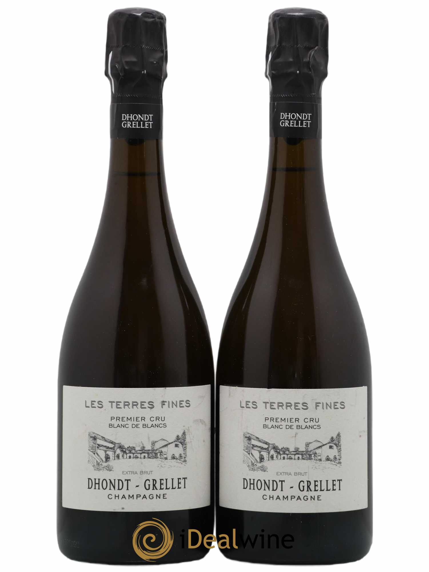 Acheter Les Terres Fines Blanc de Blancs Extra Brut Dhondt Grellet (lot: B2259603-5543)