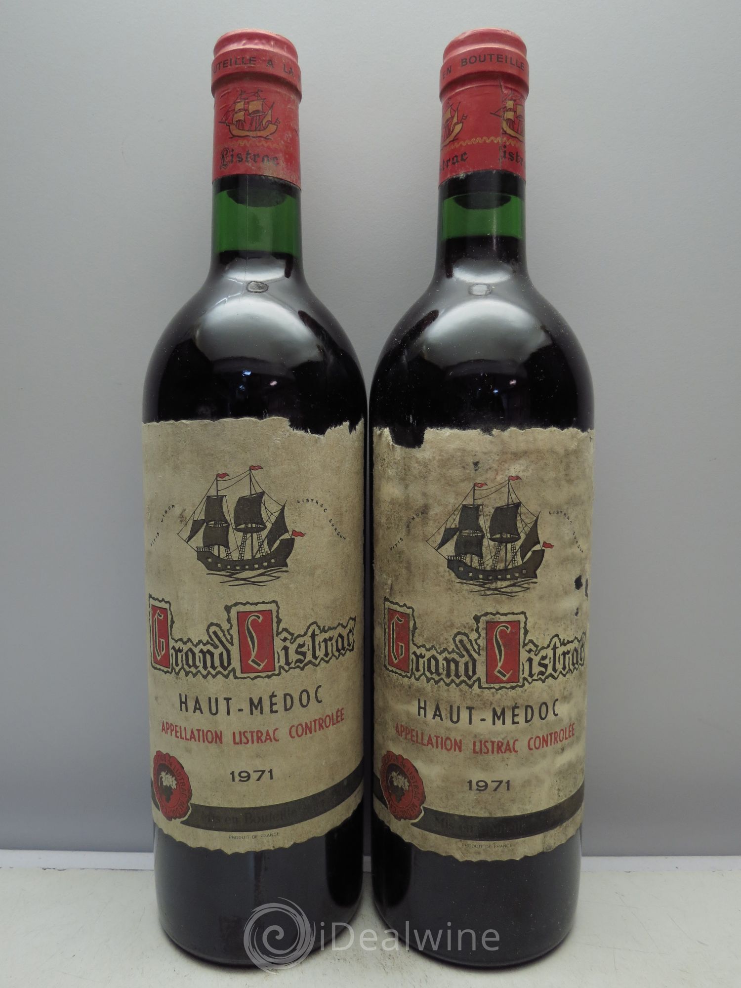 Acheter vin Haut Médoc Château Grand Listrac 1971 (lot: B2022680-3517)