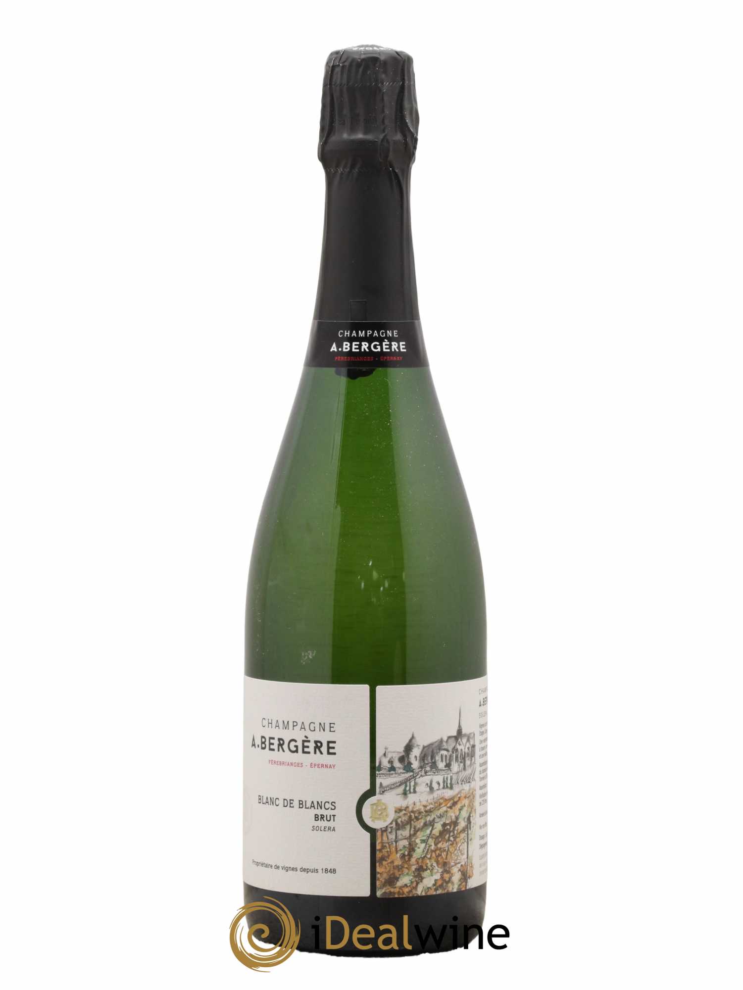 Acheter vin Champagne Blanc de Blancs Brut Solera A. Bergere (lot ...