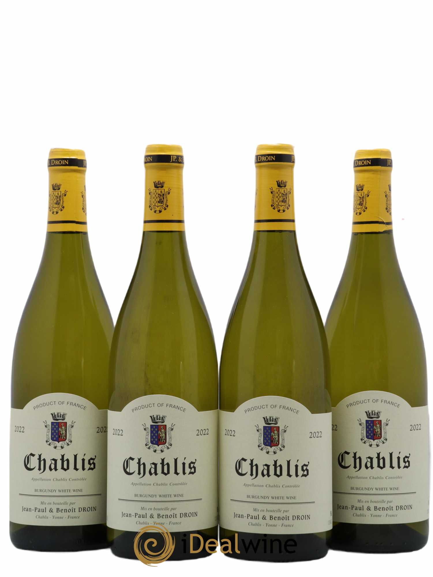 Acheter Chablis Jean-Paul & Benoît Droin (Domaine) 2022 (lot: B2264087 ...