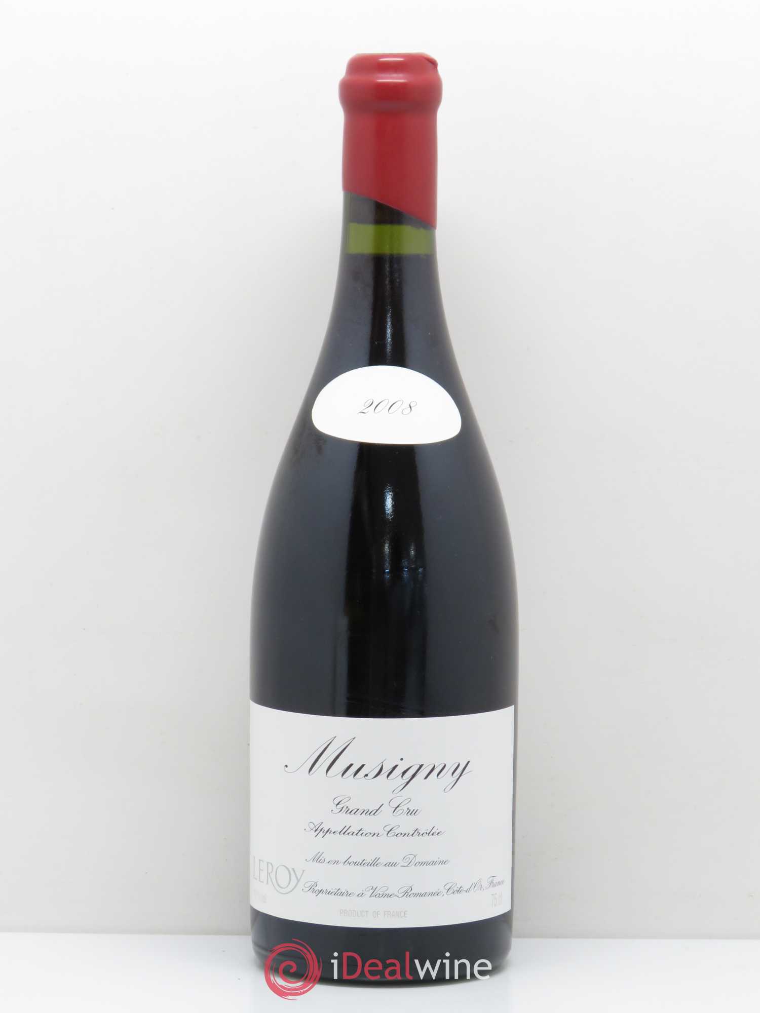 Acheter Musigny Grand Cru Leroy (Domaine) 2008 (lot: B2102100-11077)