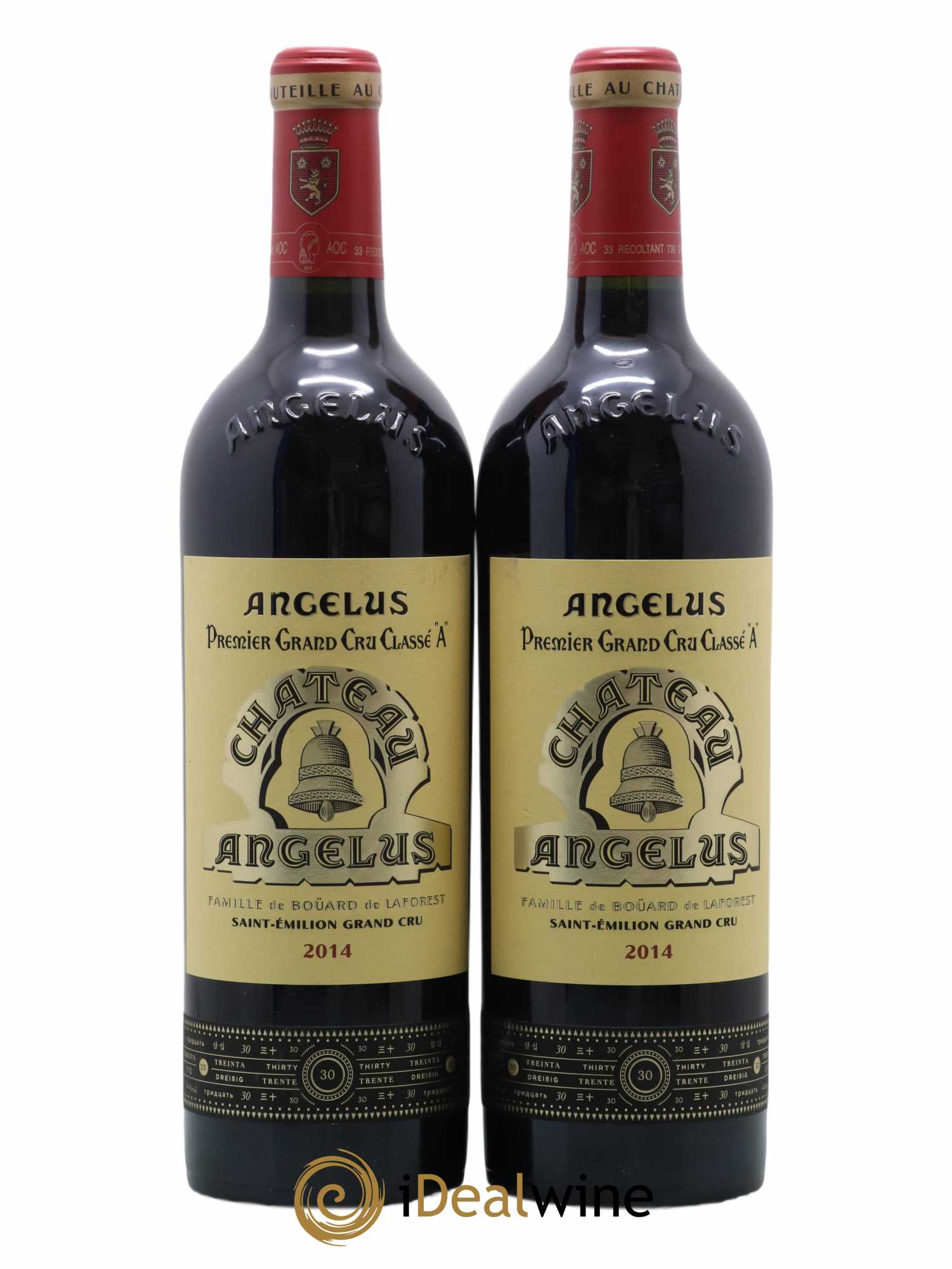 Acheter vin Château Angélus 1er Grand Cru Classé A 2014 (lot: B2262053 ...
