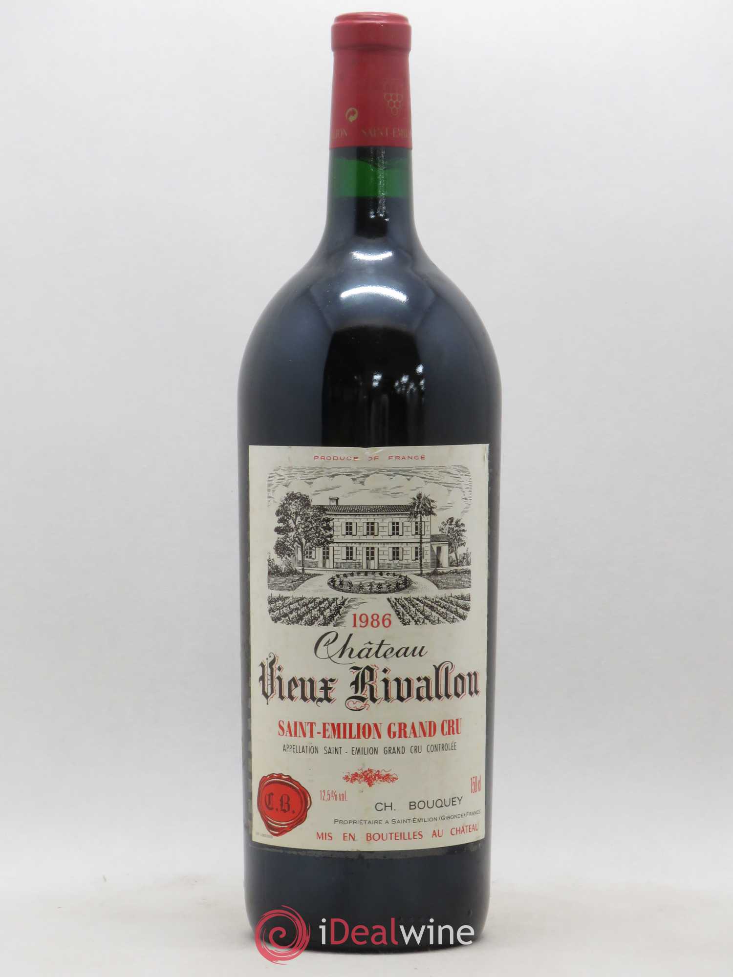 Buy Saint-Émilion Grand Cru Château Vieux Rivallon 1986 (lot: B2148830-8752)