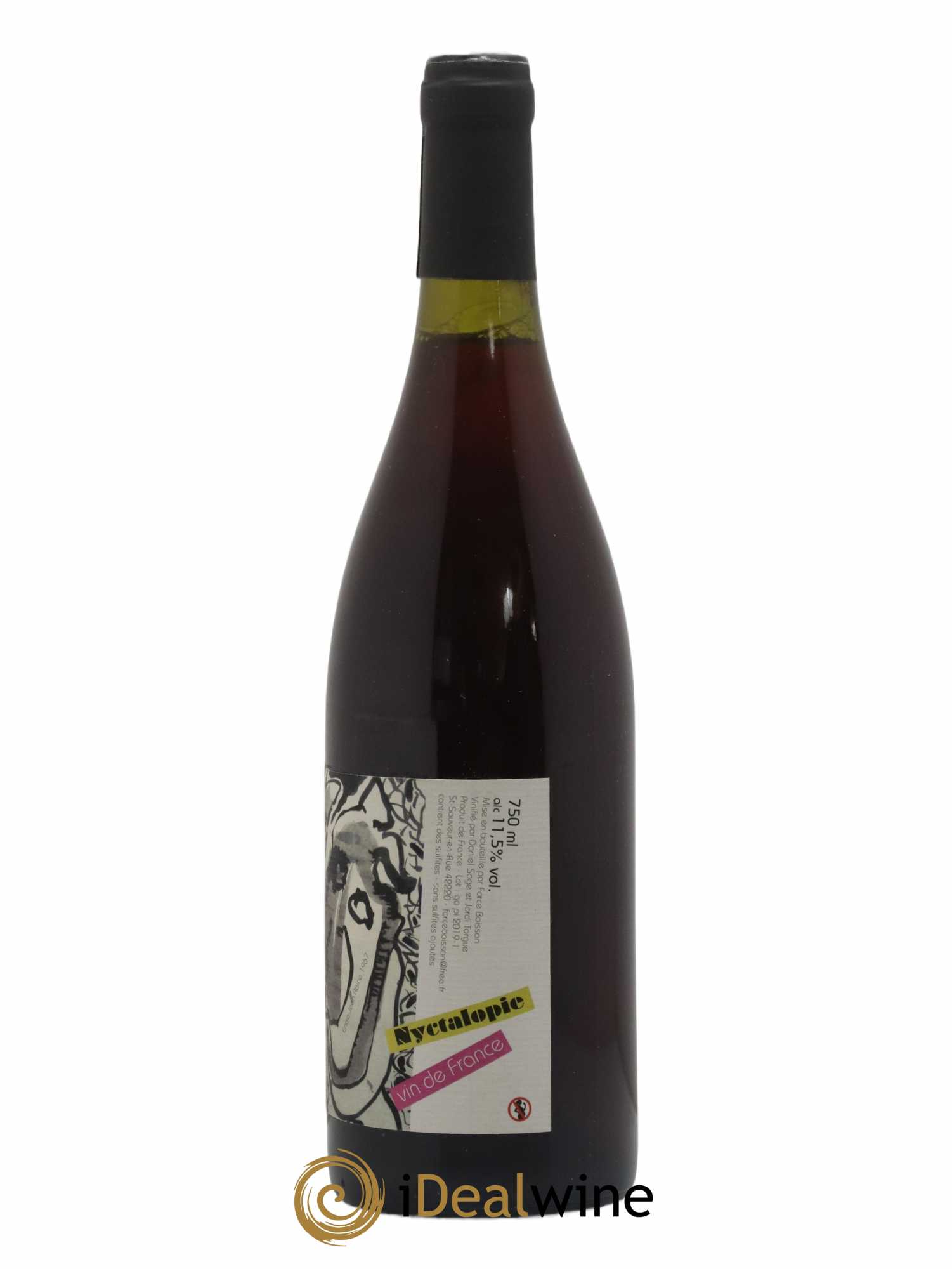Buy Vin de France Nyctalopie Daniel Sage 2018 (lot: B2110140-38021)