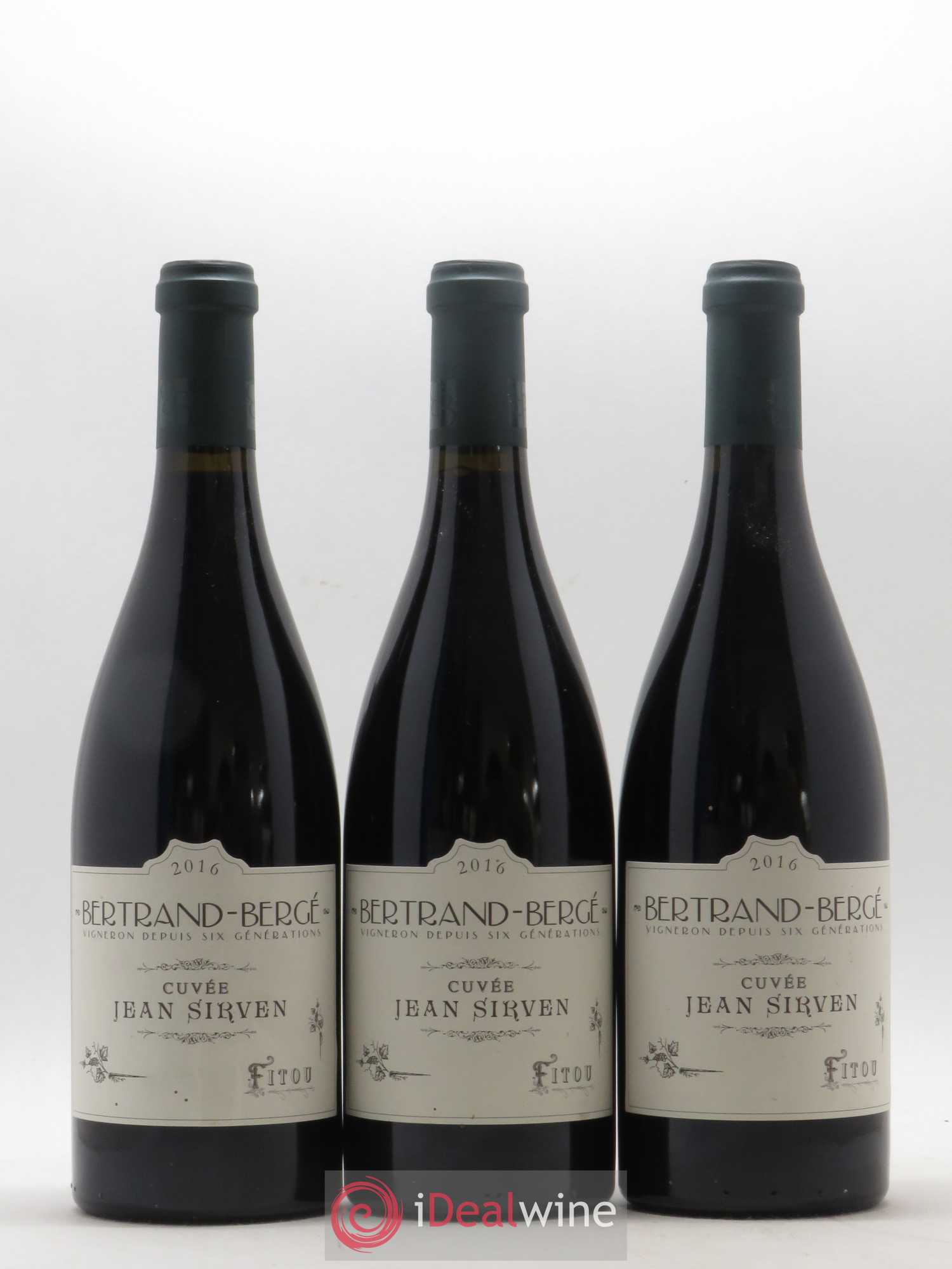 Acheter vin Fitou Cuvée Jean Sirven Bertrand Berge 2016 (lot: B2182550 ...