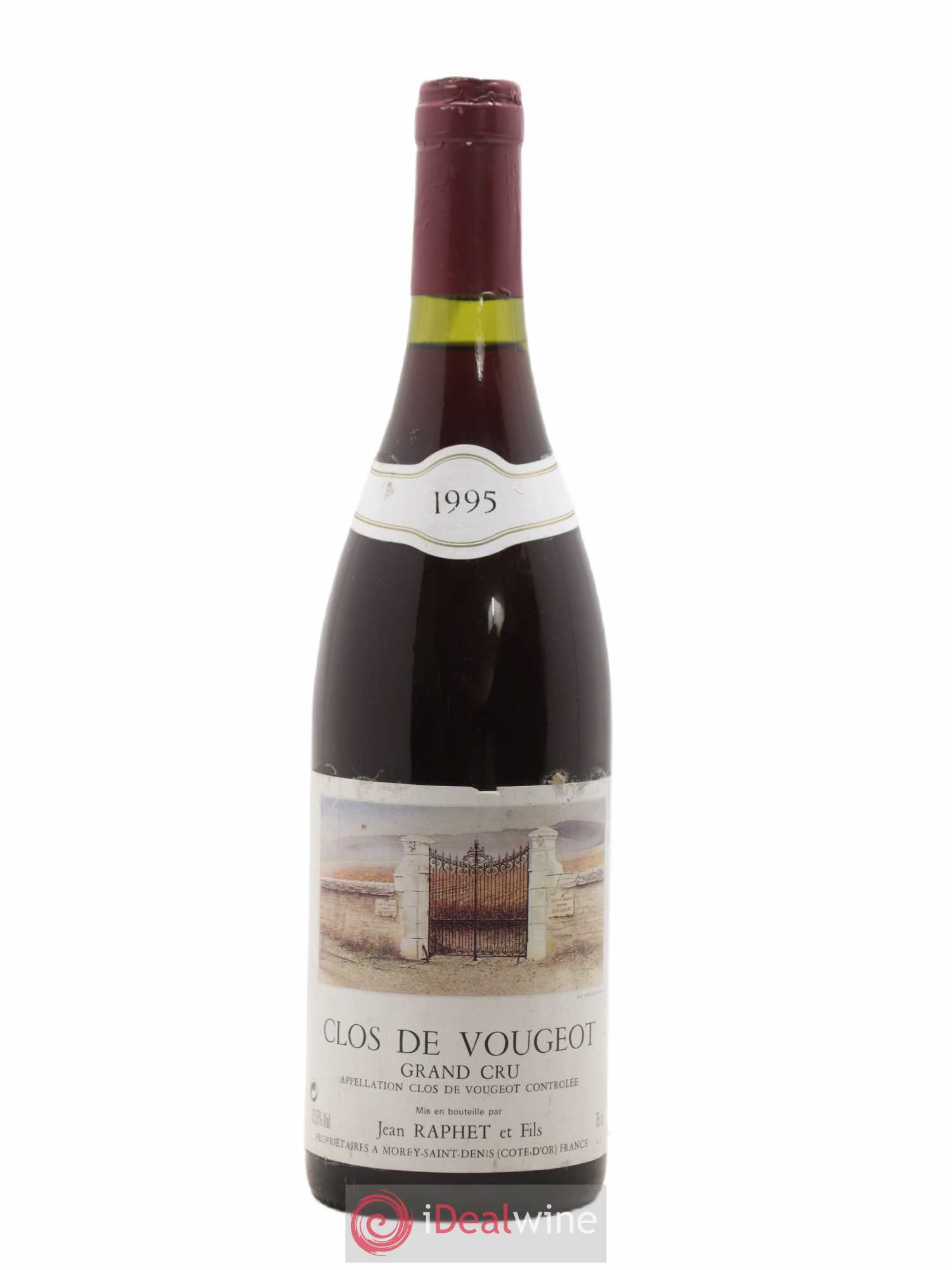 Acheter vin Clos de Vougeot Grand Cru Jean Raphet 1995 (lot: B2212540-1634)