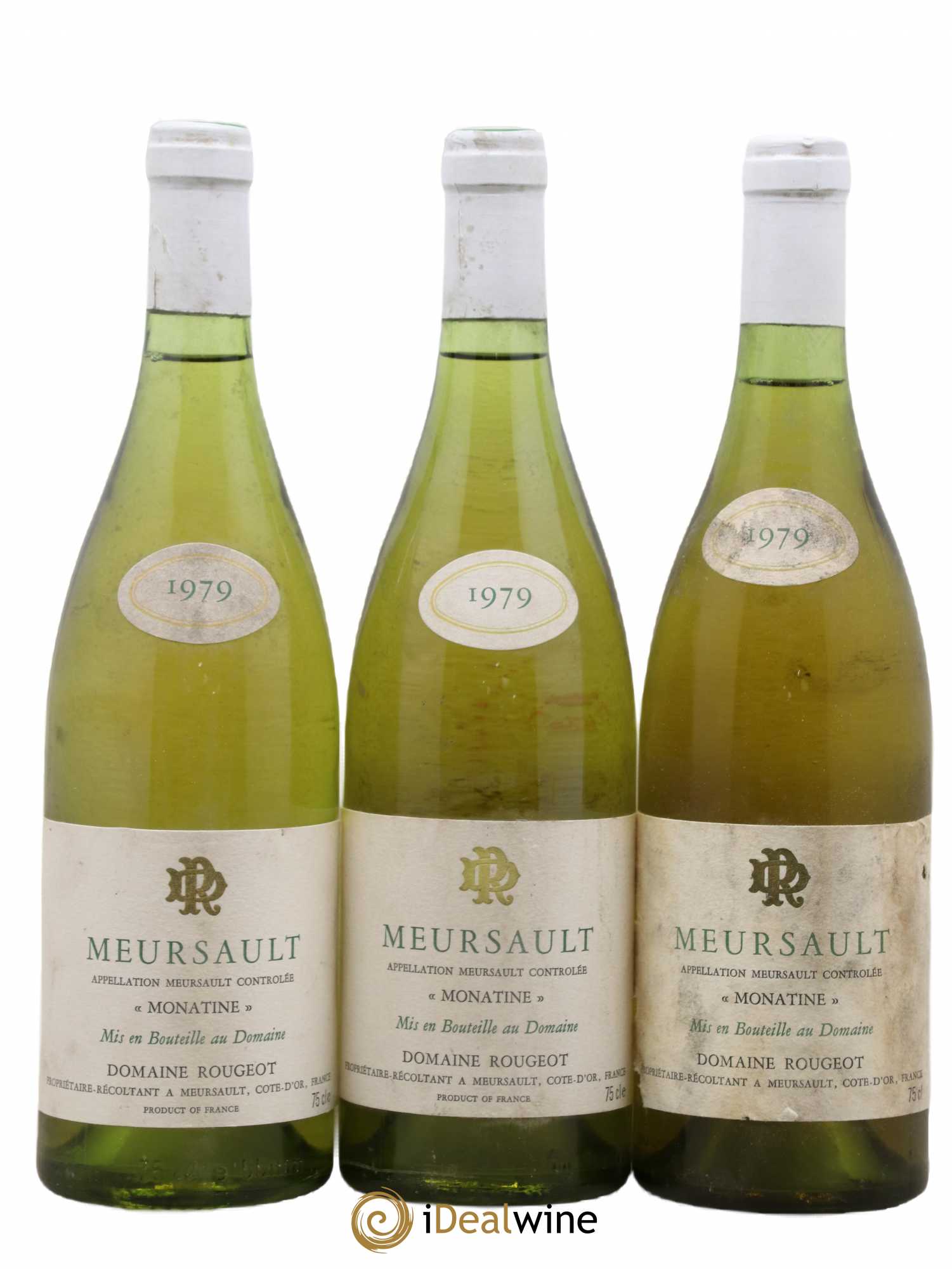 Acheter vin Meursault La Monatine Domaine Rougeot 1979 (lot: B2233362-3622)