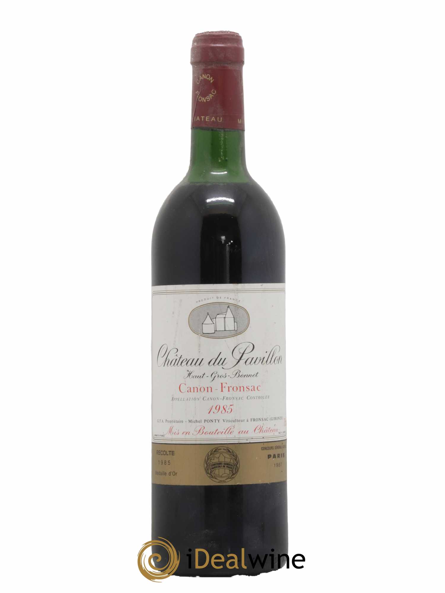 Acheter vin Canon-Fronsac Chateau du Pavillon 1985 (lot: B2110040-128693)